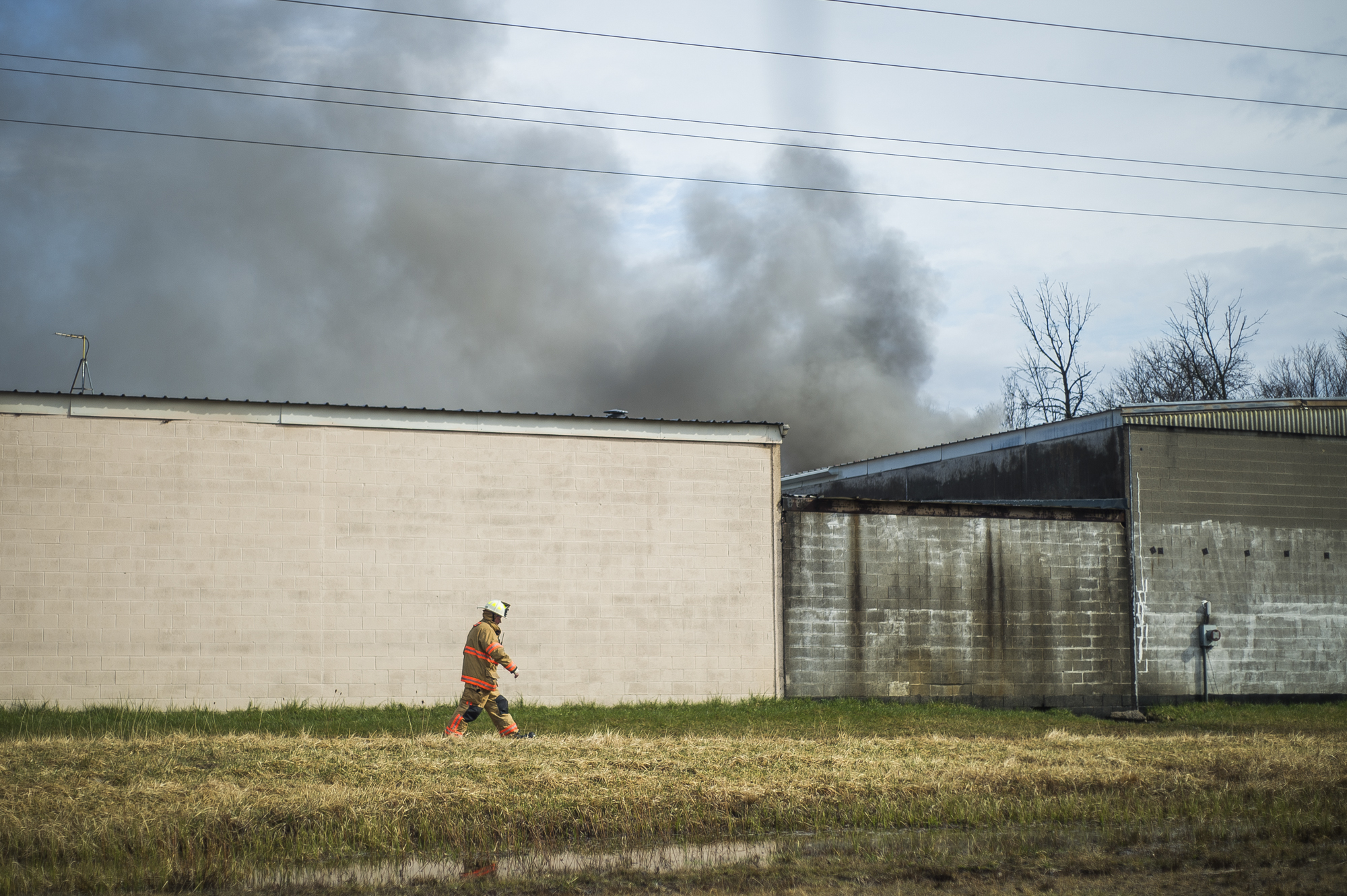 Midland Compounding fire: too much damage to determine cause