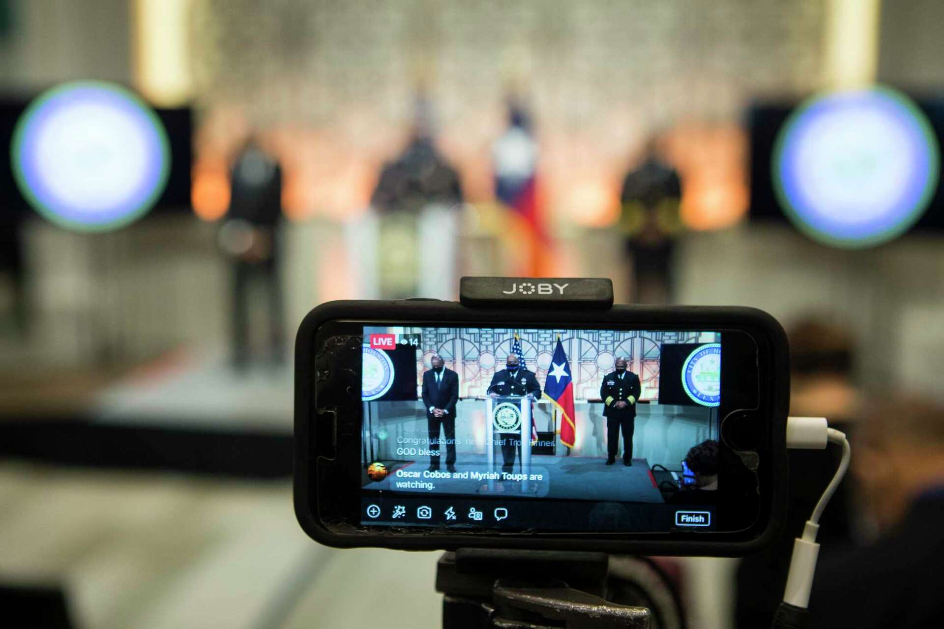 Troy Finner sworn in as Houston Police Department's new chief