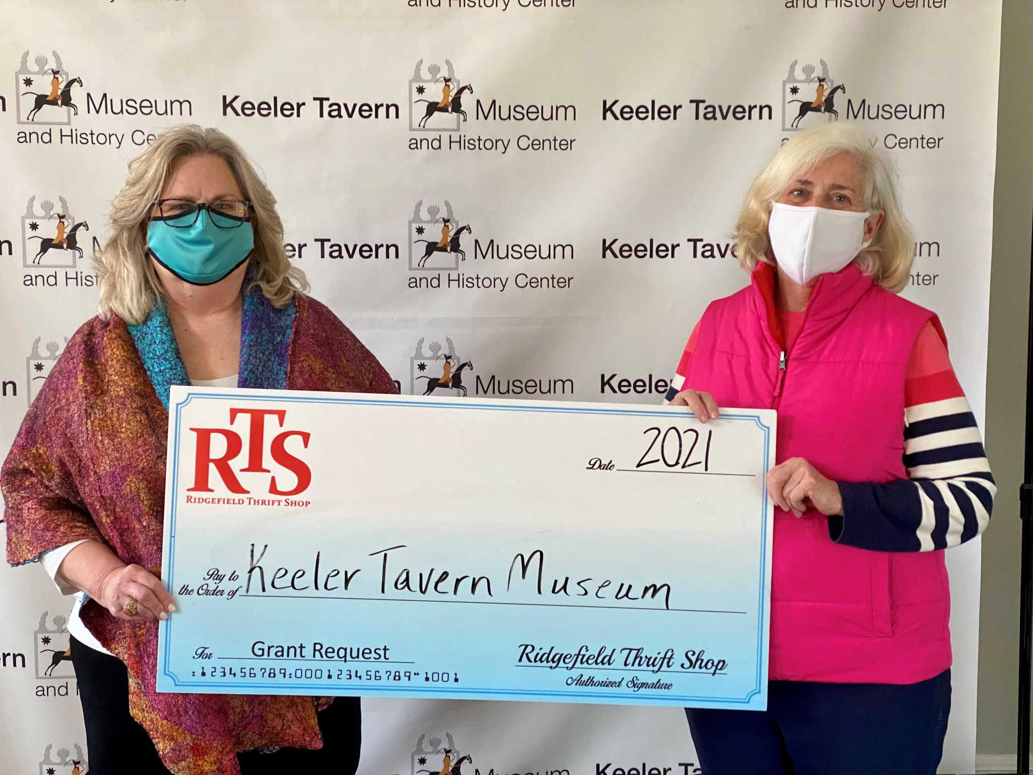 Ridgefield Thrift Shop awards grant to Keeler Tavern Museum