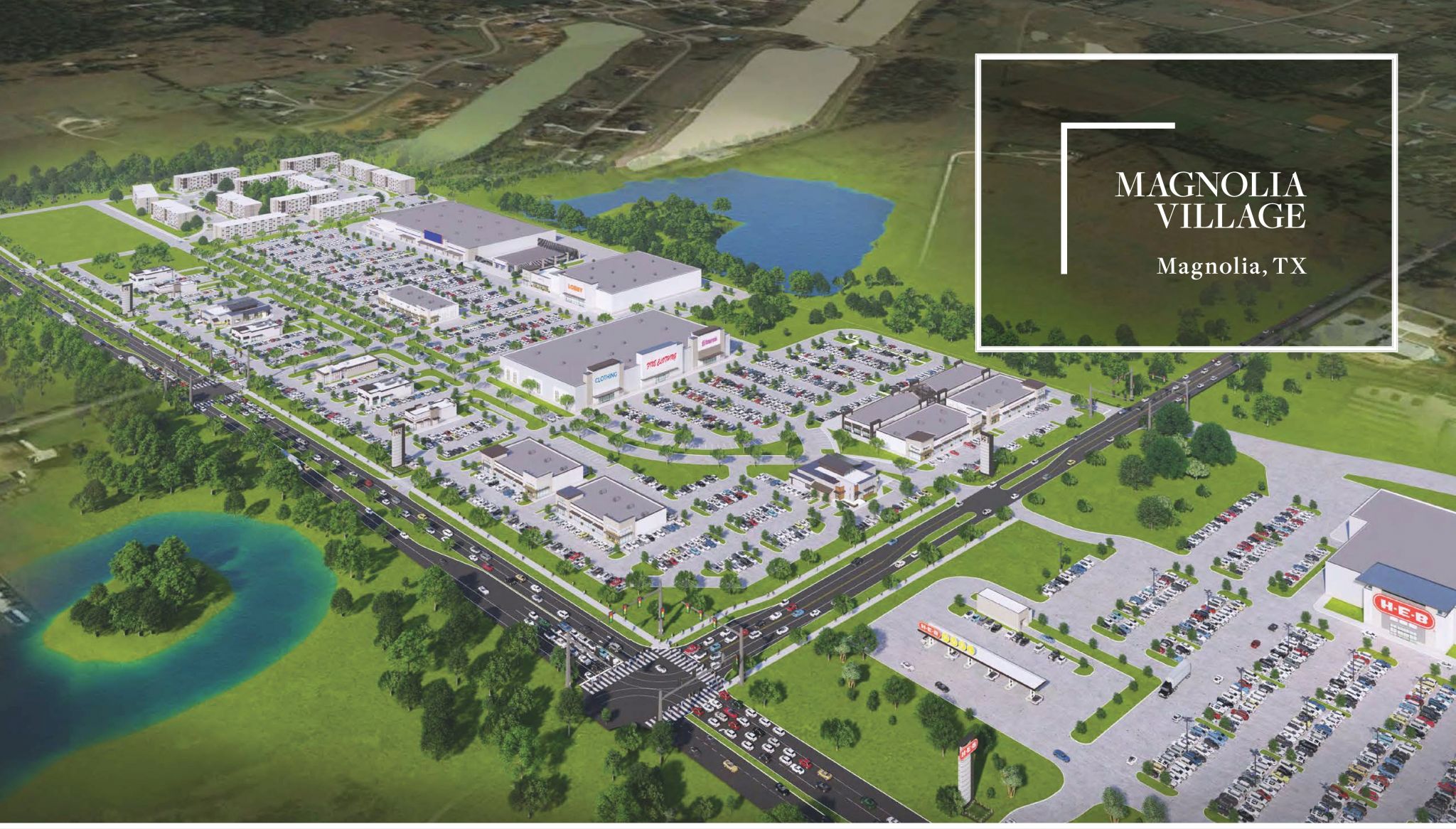 New 60-acre project adjacent to H-E-B is coming to Magnolia