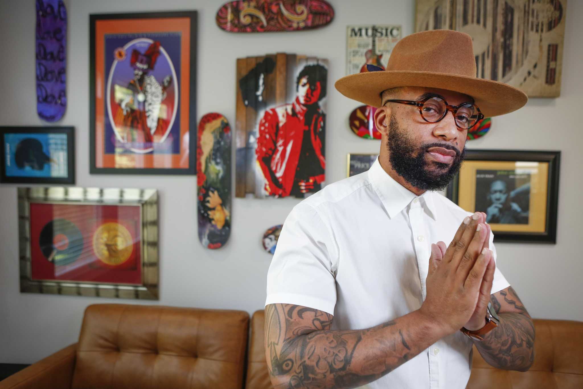 Sewing: Houston musician Ikechi Ojore used music as a panacea during ...