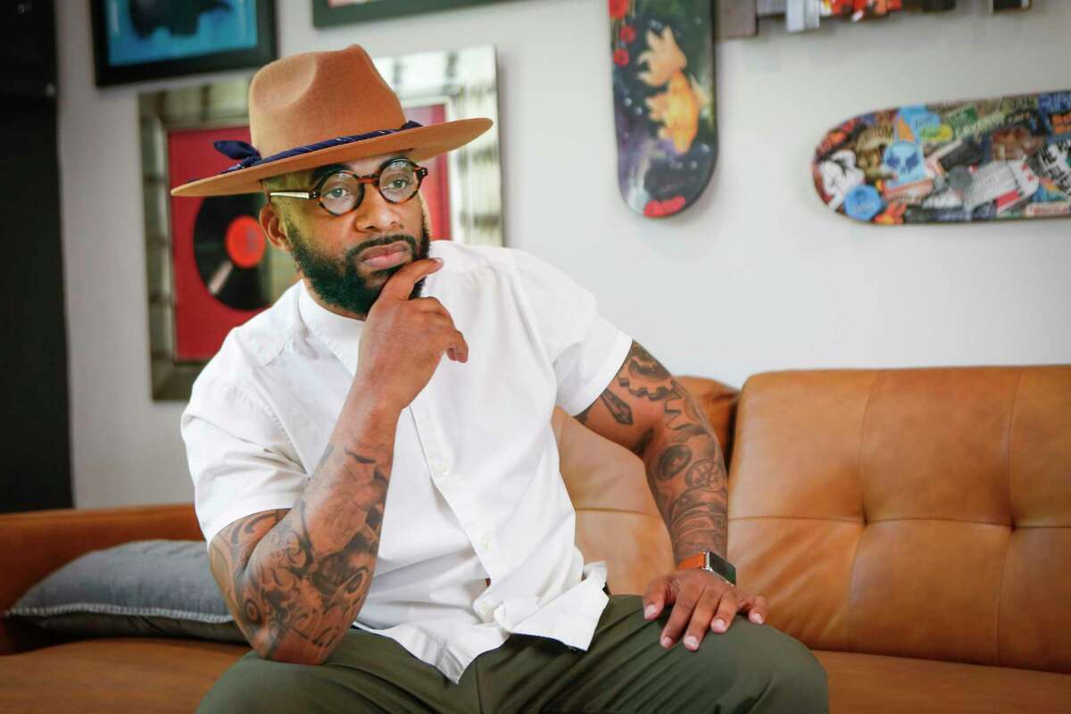 Sewing: Houston musician Ikechi Ojore used music as a panacea during ...