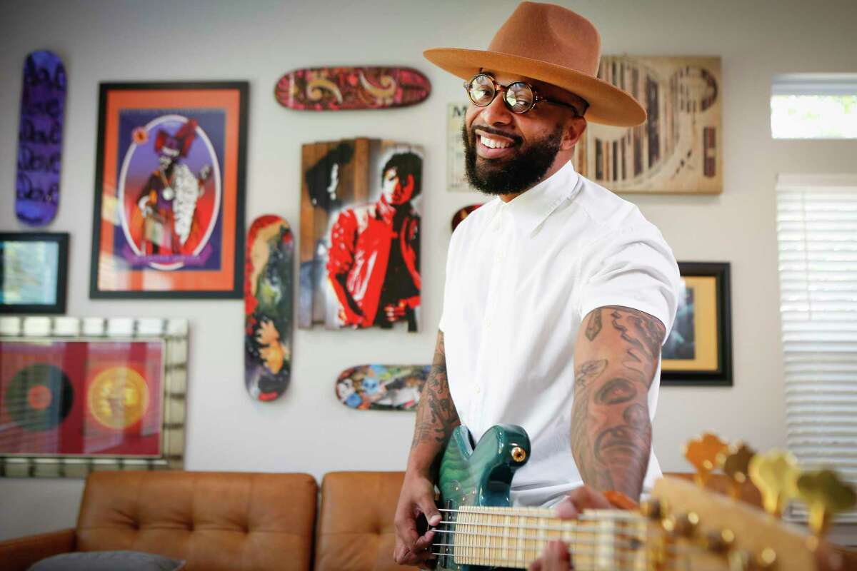 Sewing: Houston musician Ikechi Ojore used music as a panacea during ...