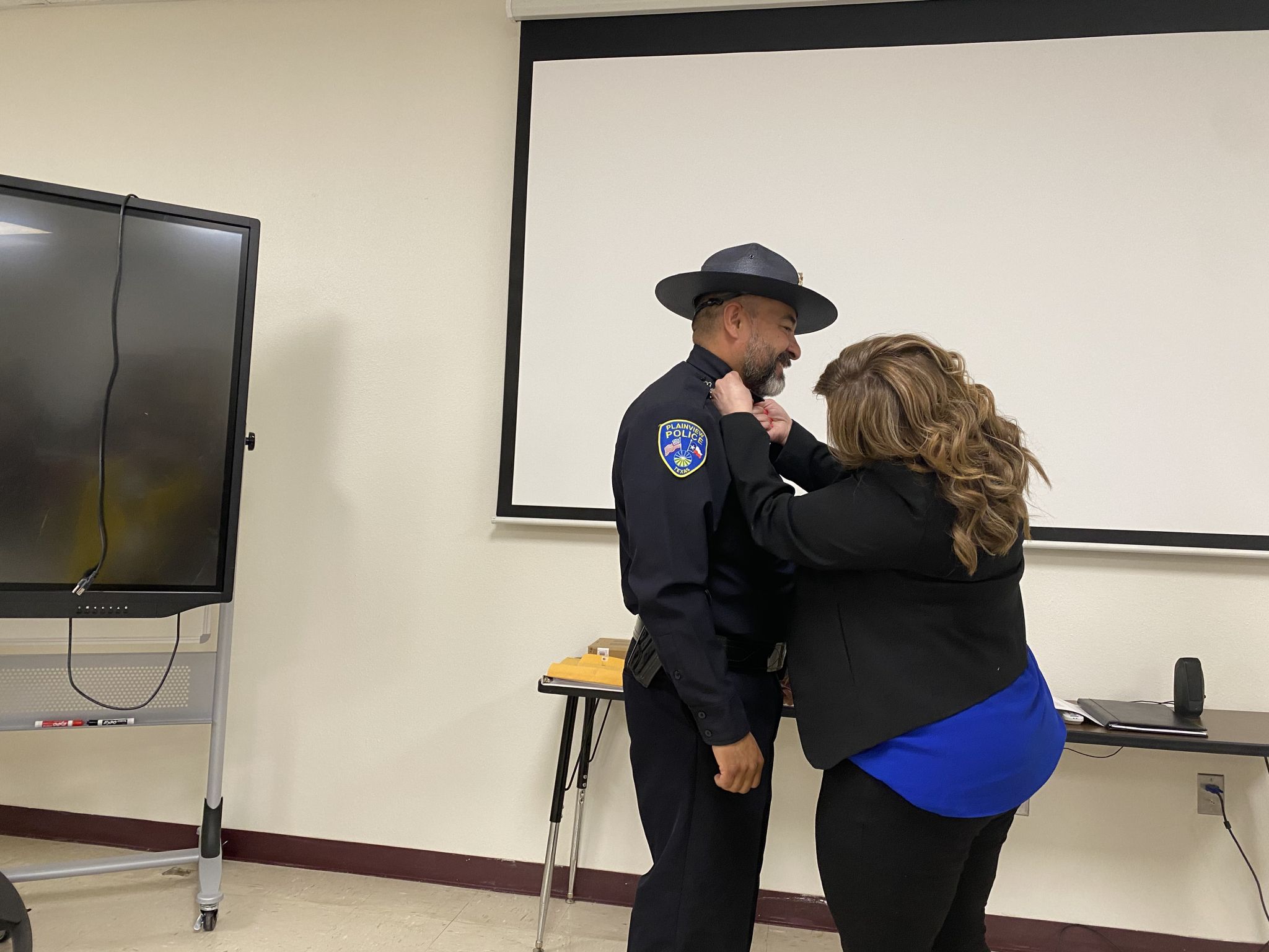 Plainview PD announces promotion of Jaime Salinas