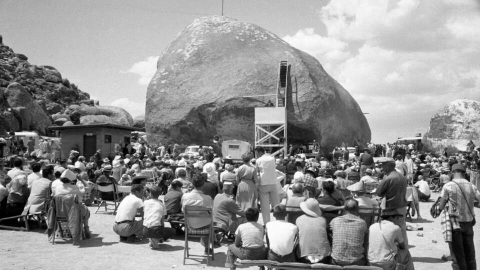 The story of California’s mythic Giant Rock, the purported largest ...