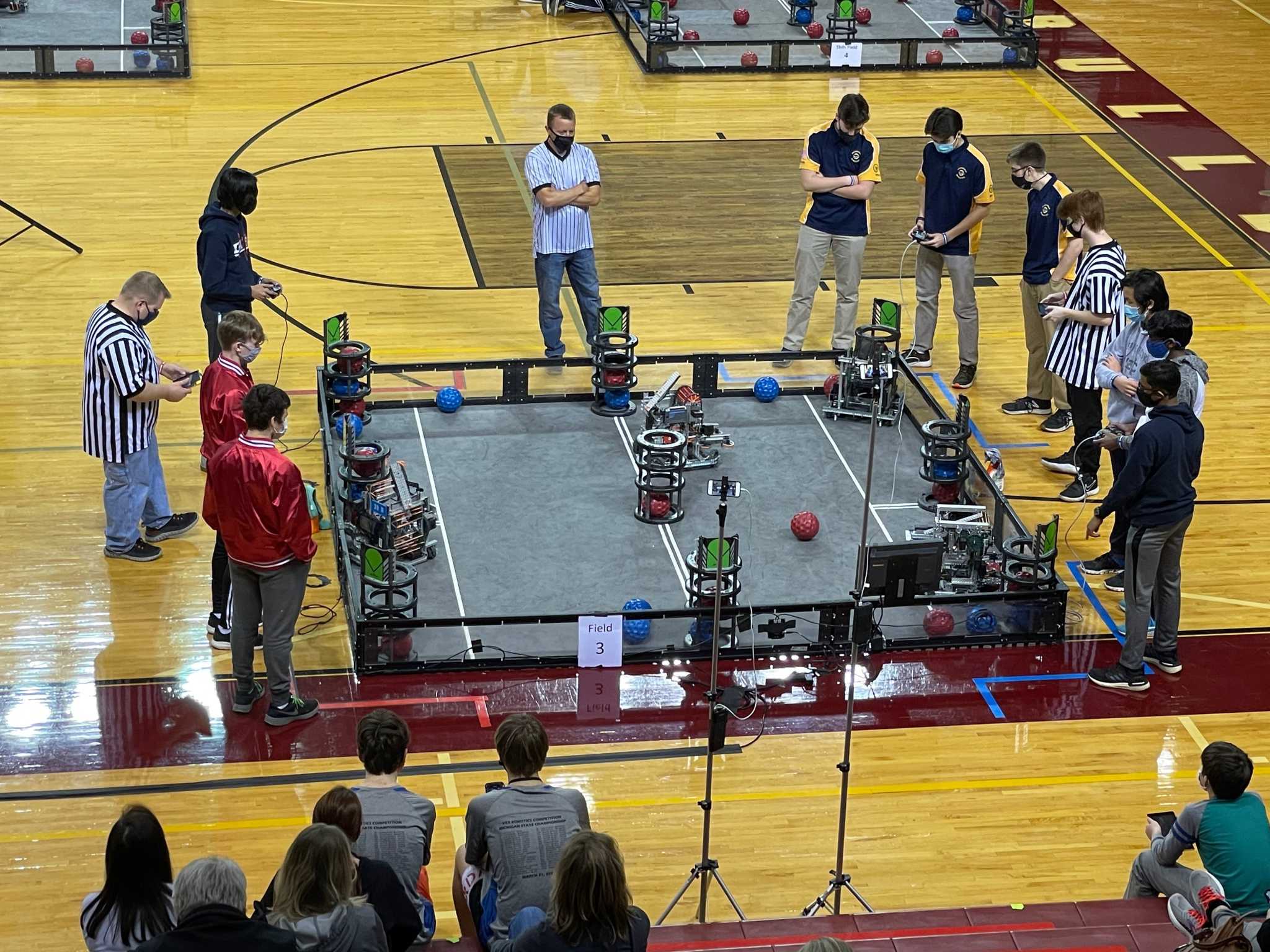 Benzie Central High School Robotics Team competes in state championship