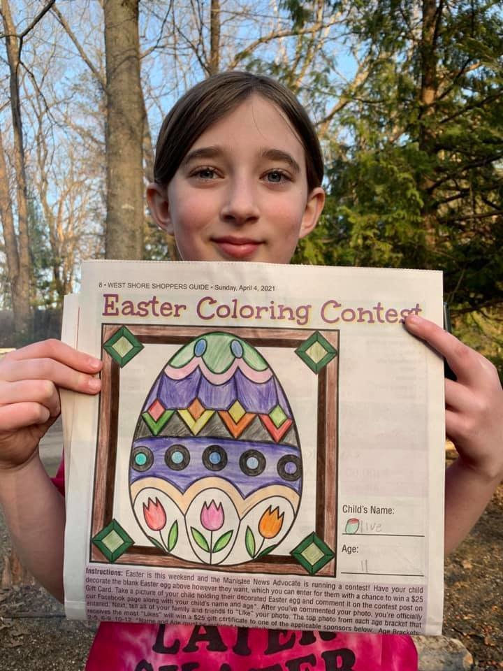 News Advocate announces Easter Coloring Contest winners