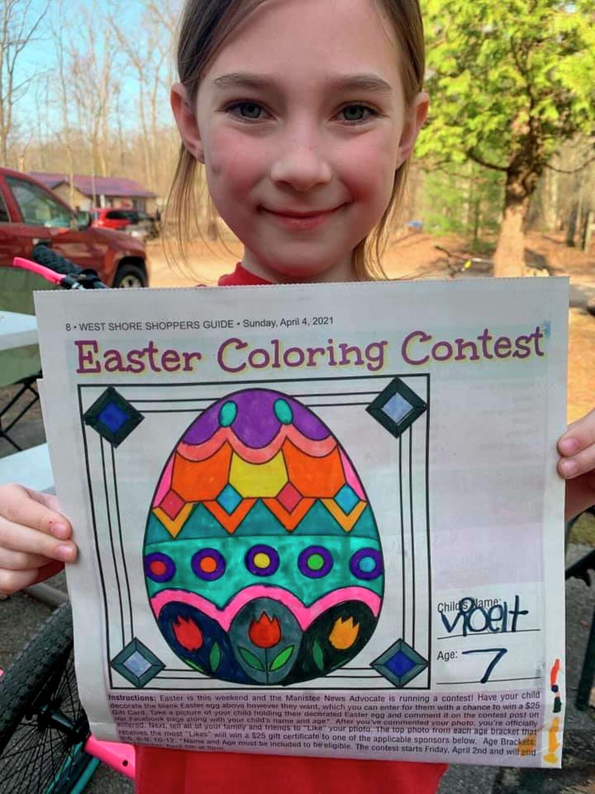 News Advocate announces Easter Coloring Contest winners