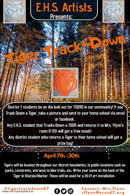 Edwardsville students can spend April tracking tigers around town
