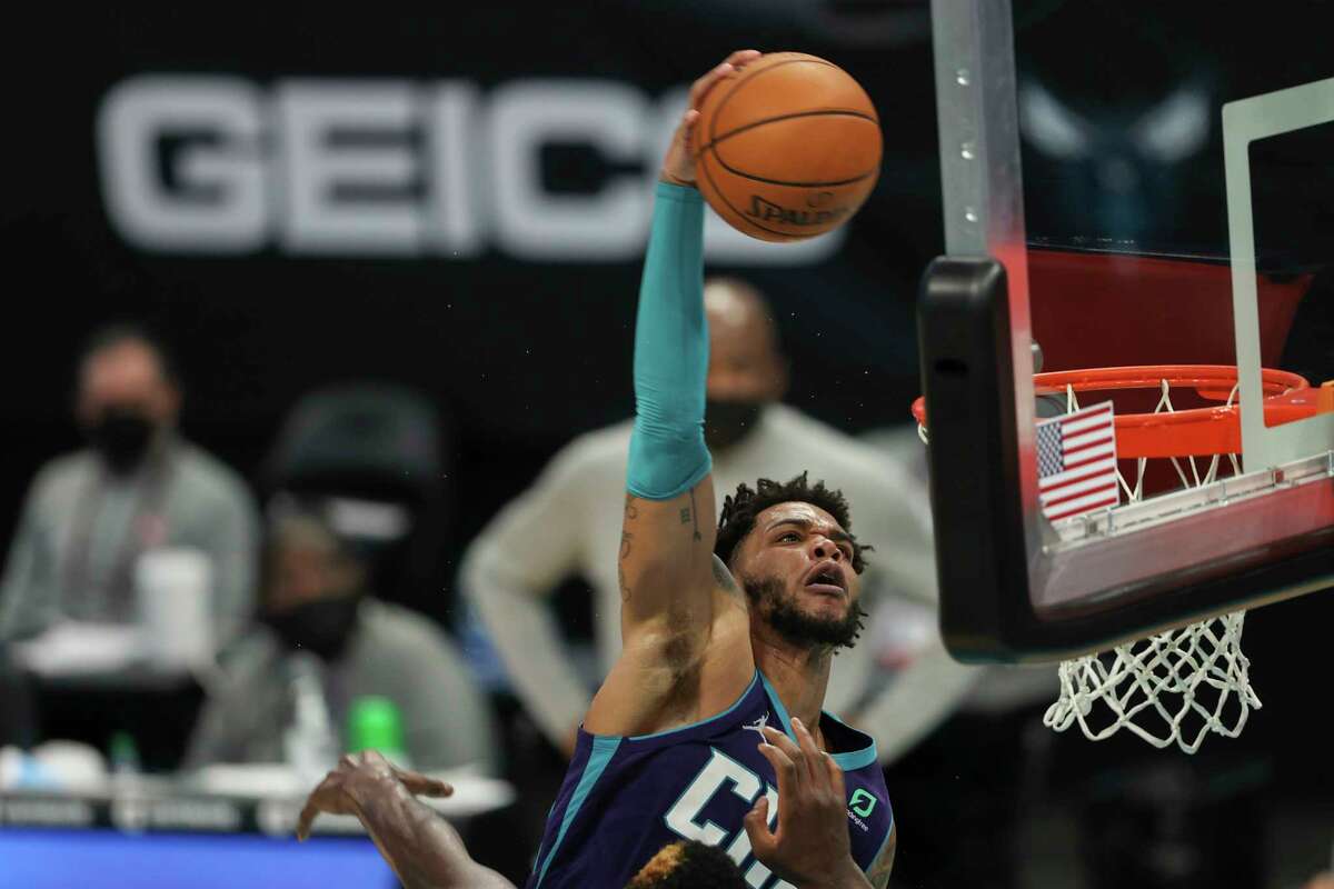 Watch former Rockets center Clint Capela get obliterated by a Miles ...