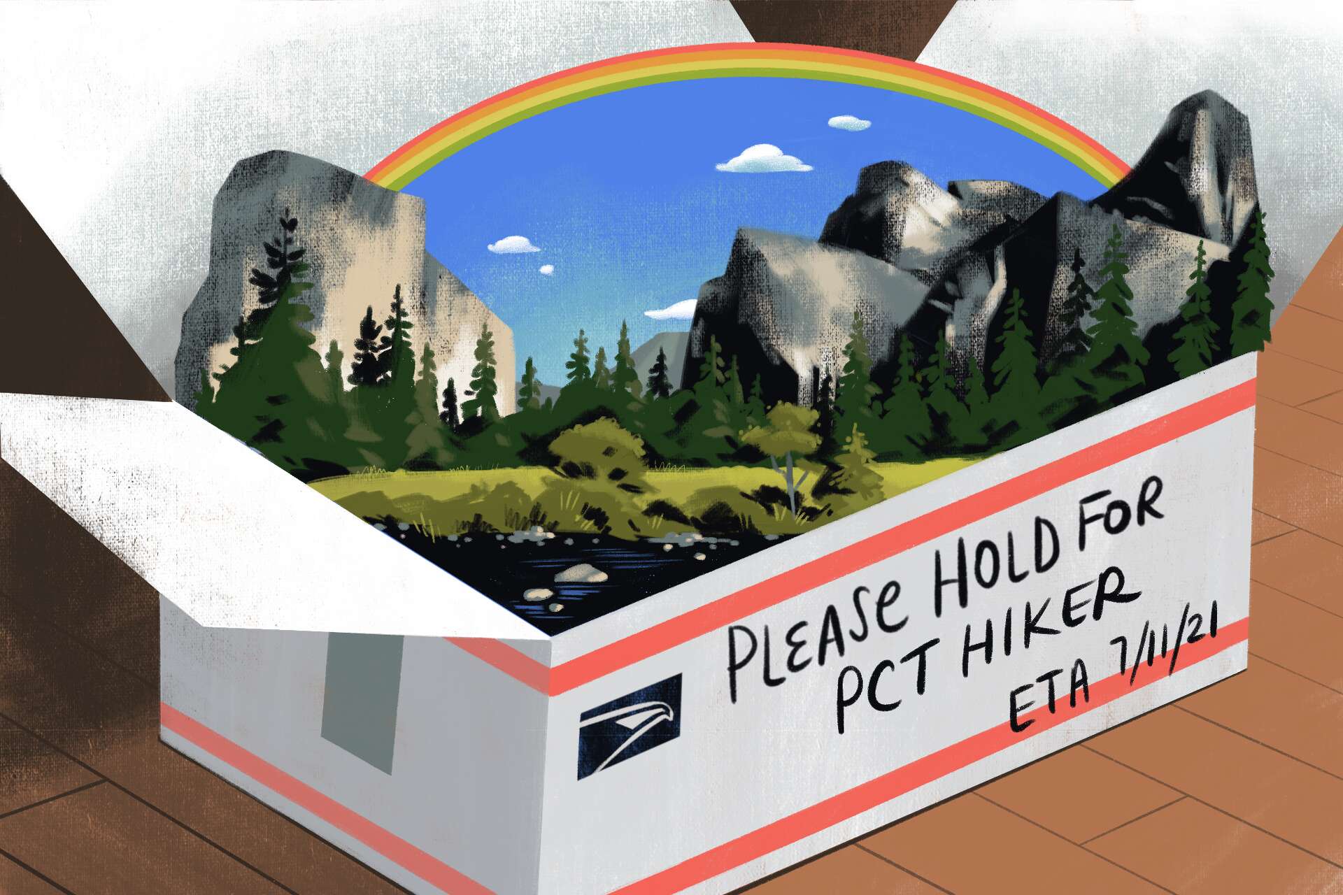 This tiny Yosemite post office receives a wild number of packages