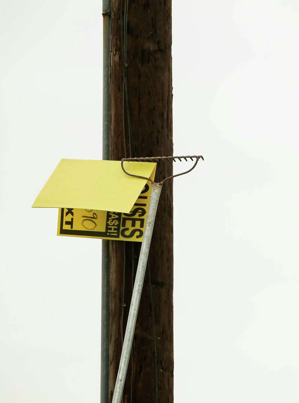 Bandit signs already are illegal. Miles bill would make them more costly