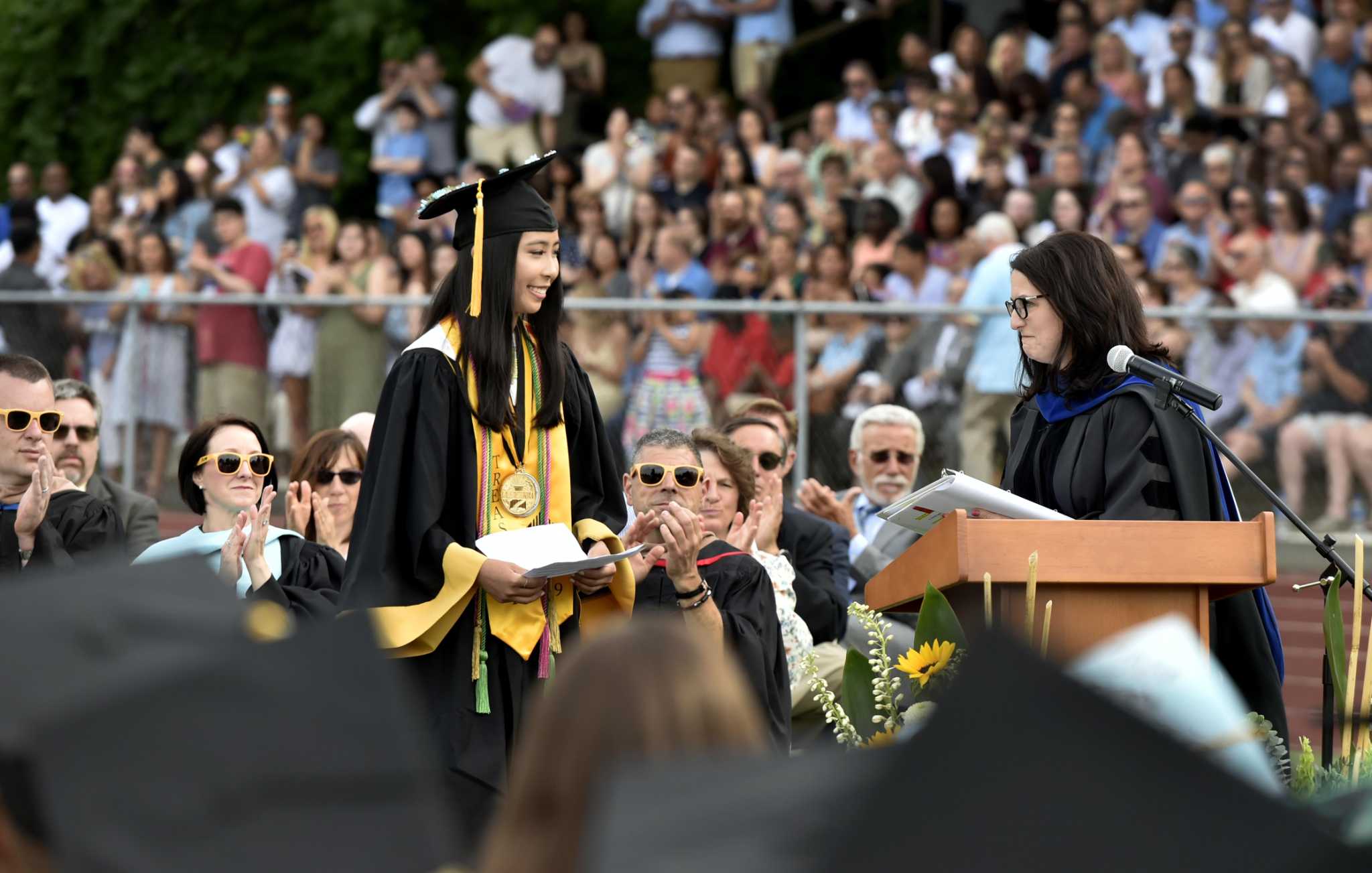 Jonathan Law High School graduation