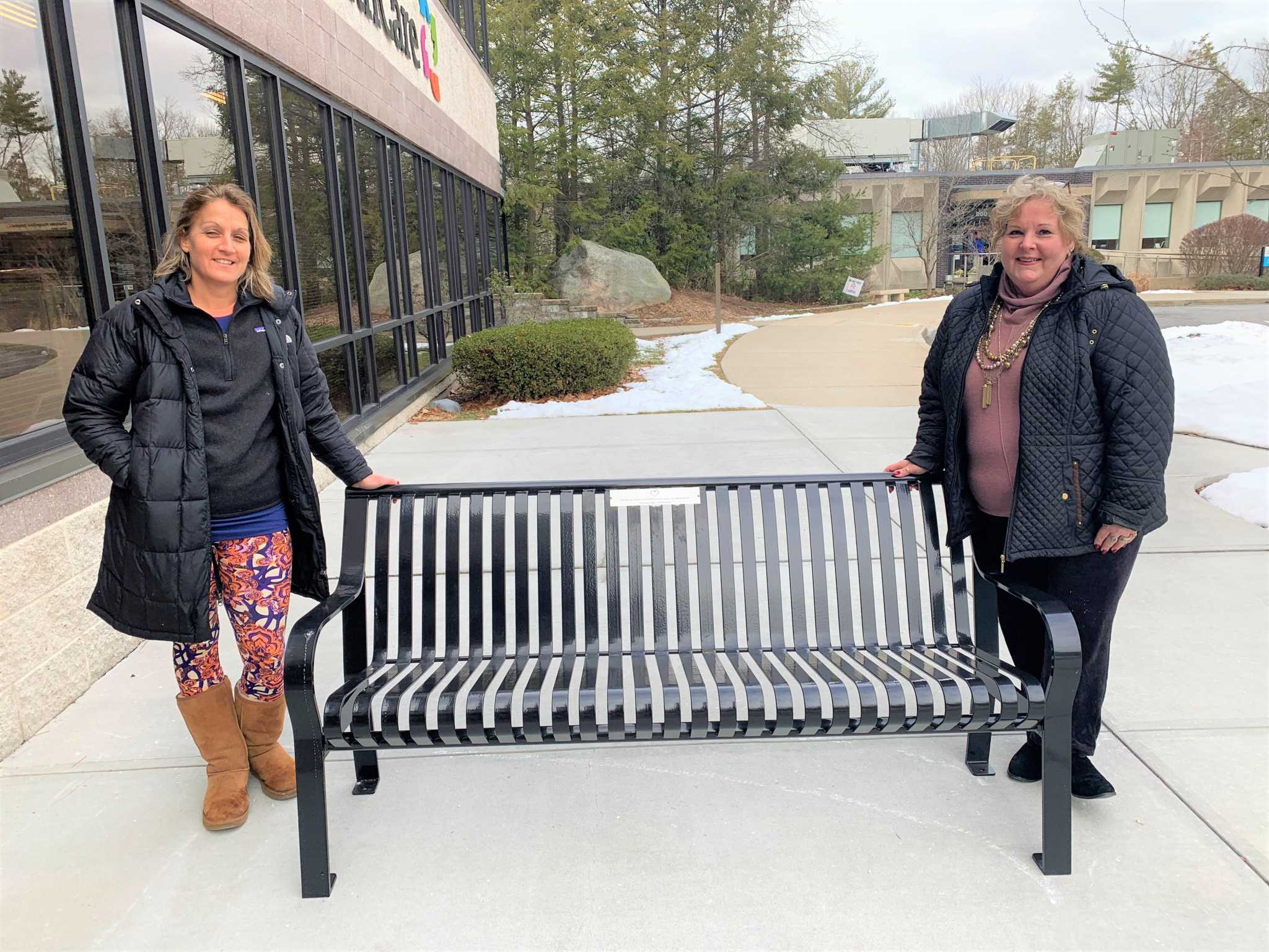 CHH cancer center patients donate bench