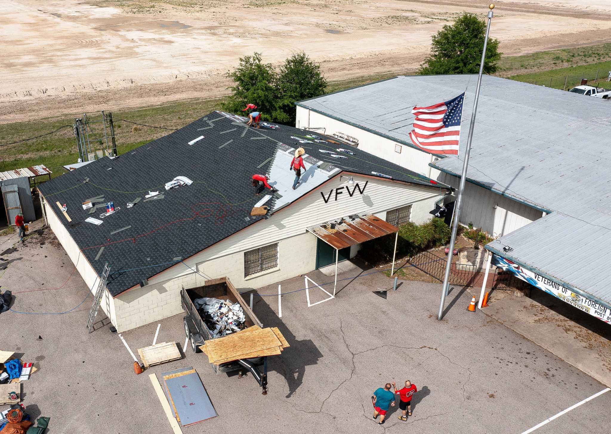 Cypress VFW gifted new roof from local business owner