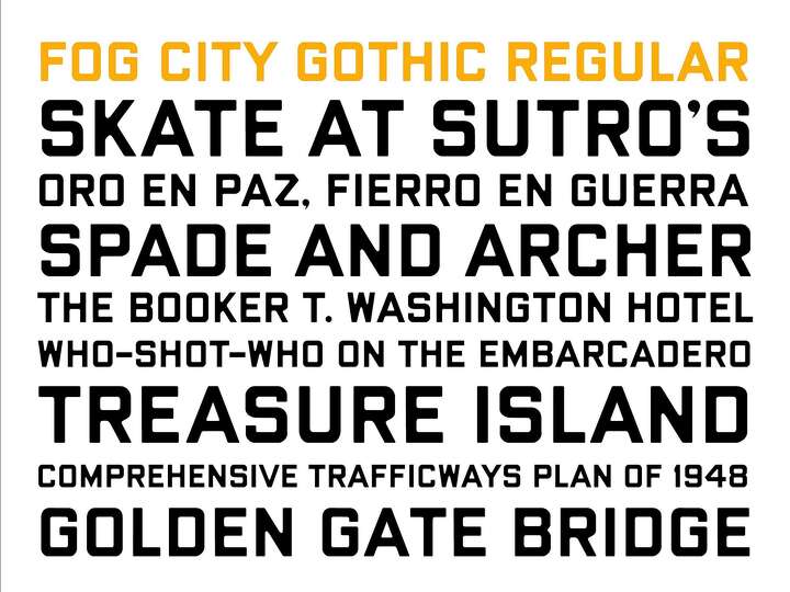 San Francisco finally has its own font. And the inspiration was truly ...
