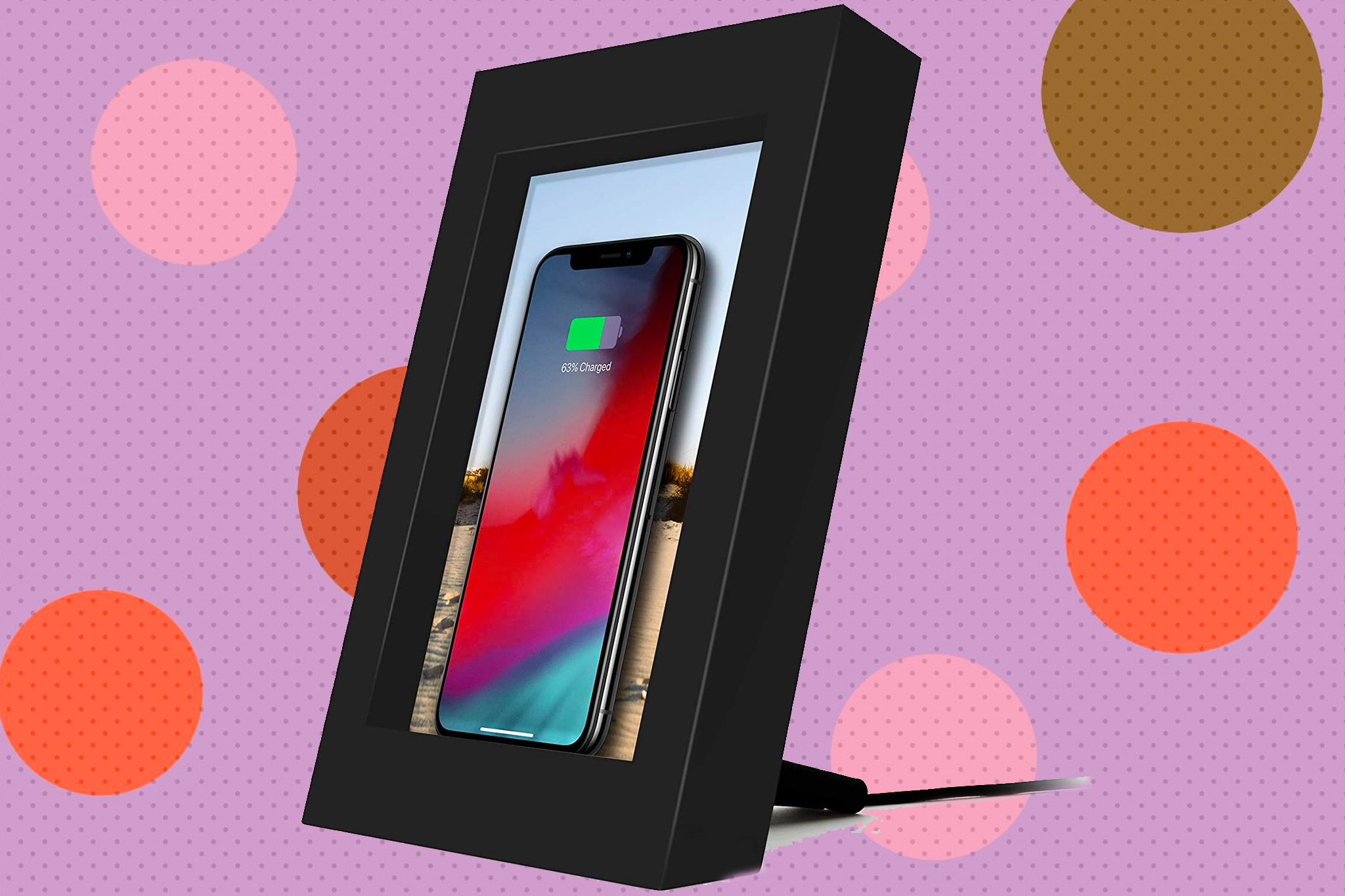 This discounted wireless charger is also a picture frame