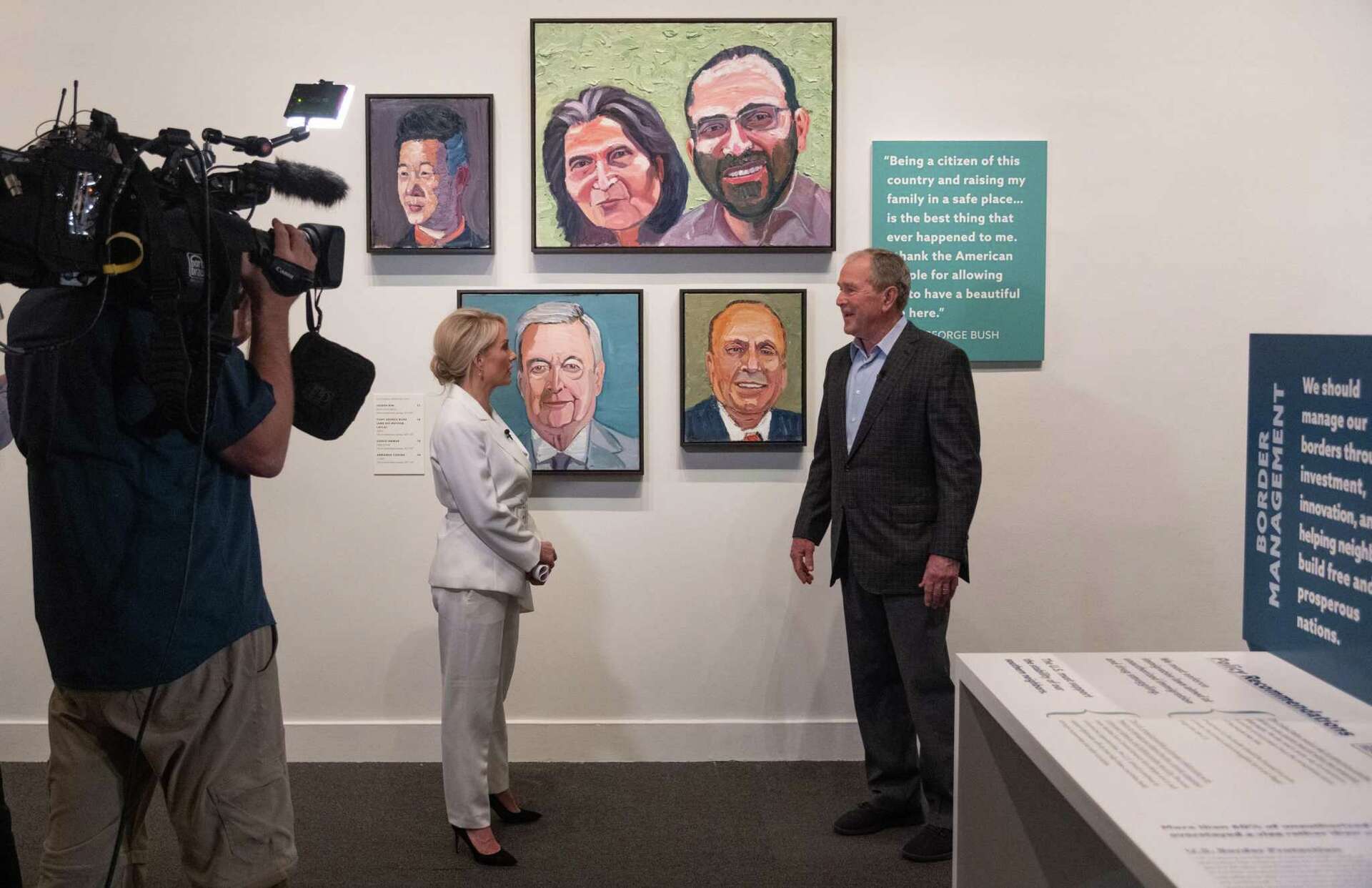First look: President George W. Bush ‘Portraits of America’s Immigrants ...