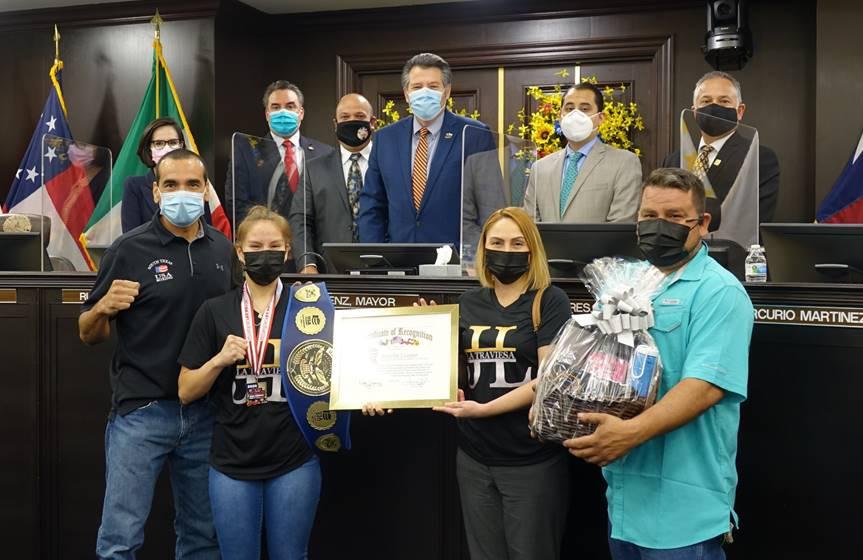City of Laredo honors national boxing champion and Chamber of Commerce ...