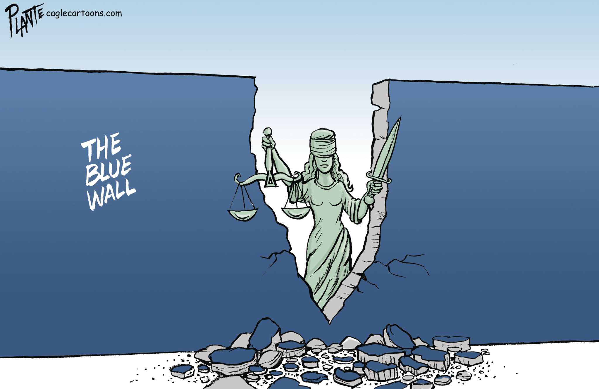 George Floyd, an editorial cartoon gallery