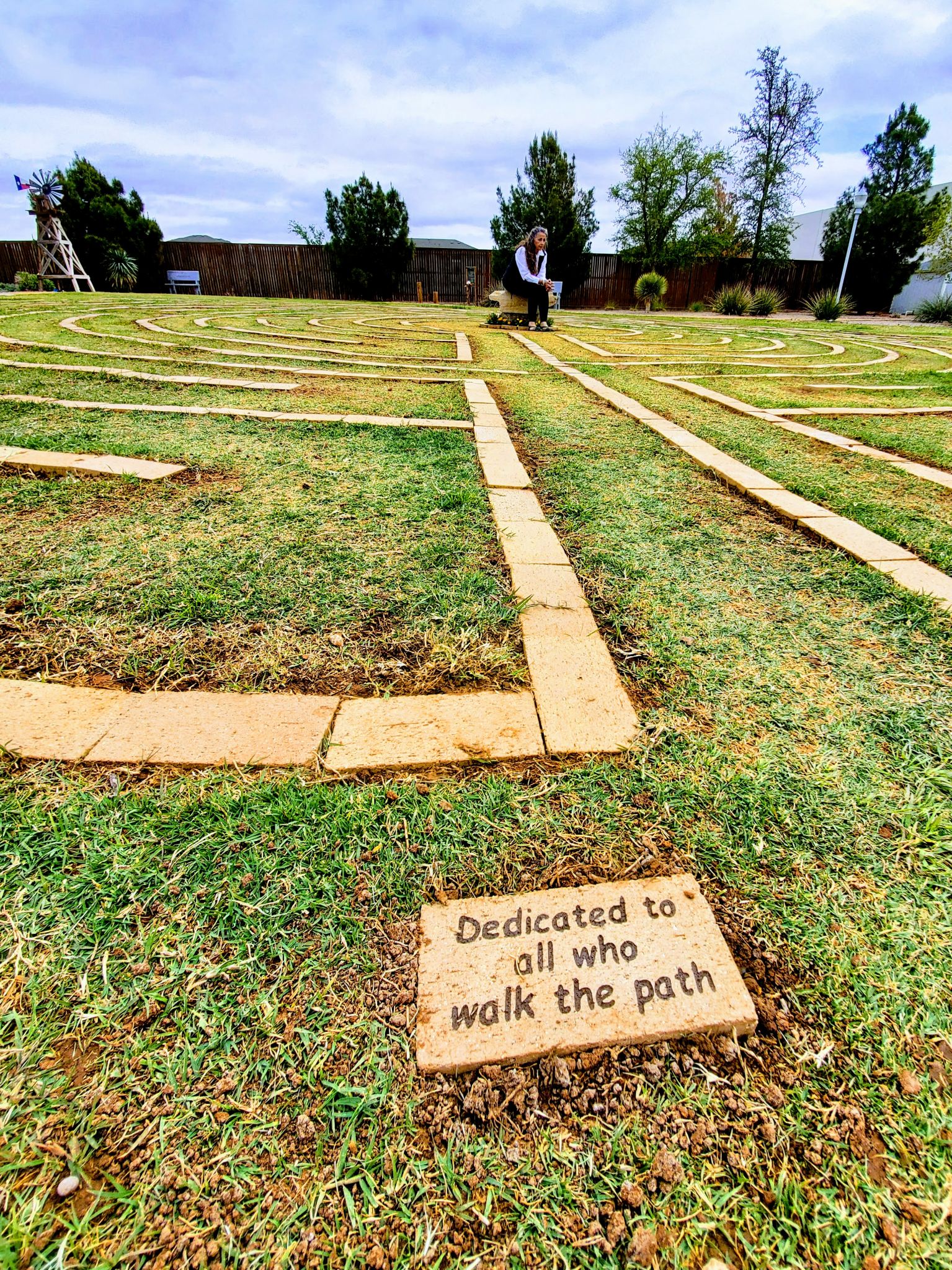 Springboard Center unveils unique labyrinth