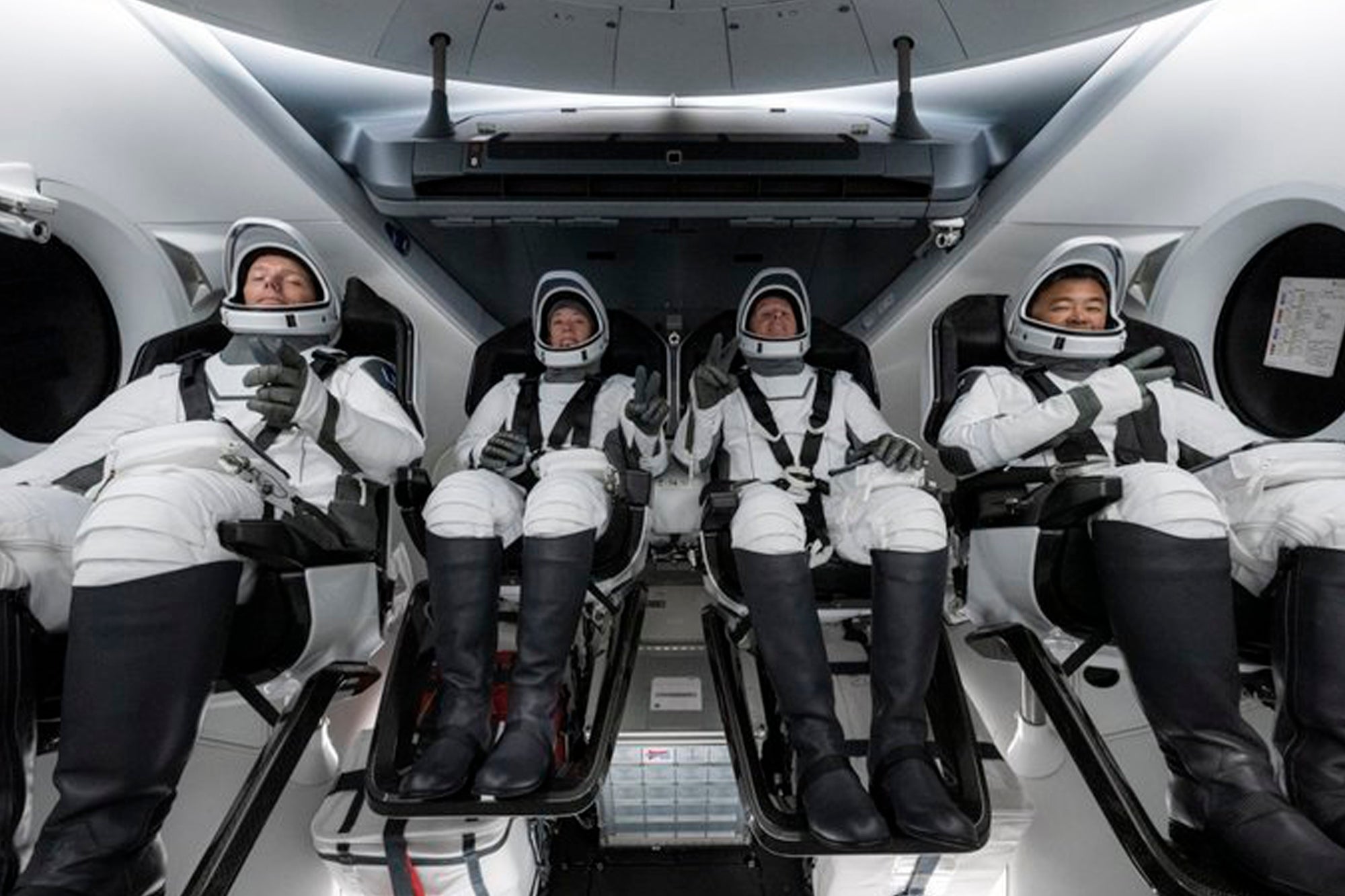 Elon Musk's SpaceX sent four humans into space on successful liftoff of ...
