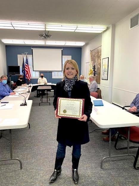 Former Cass City council member honored