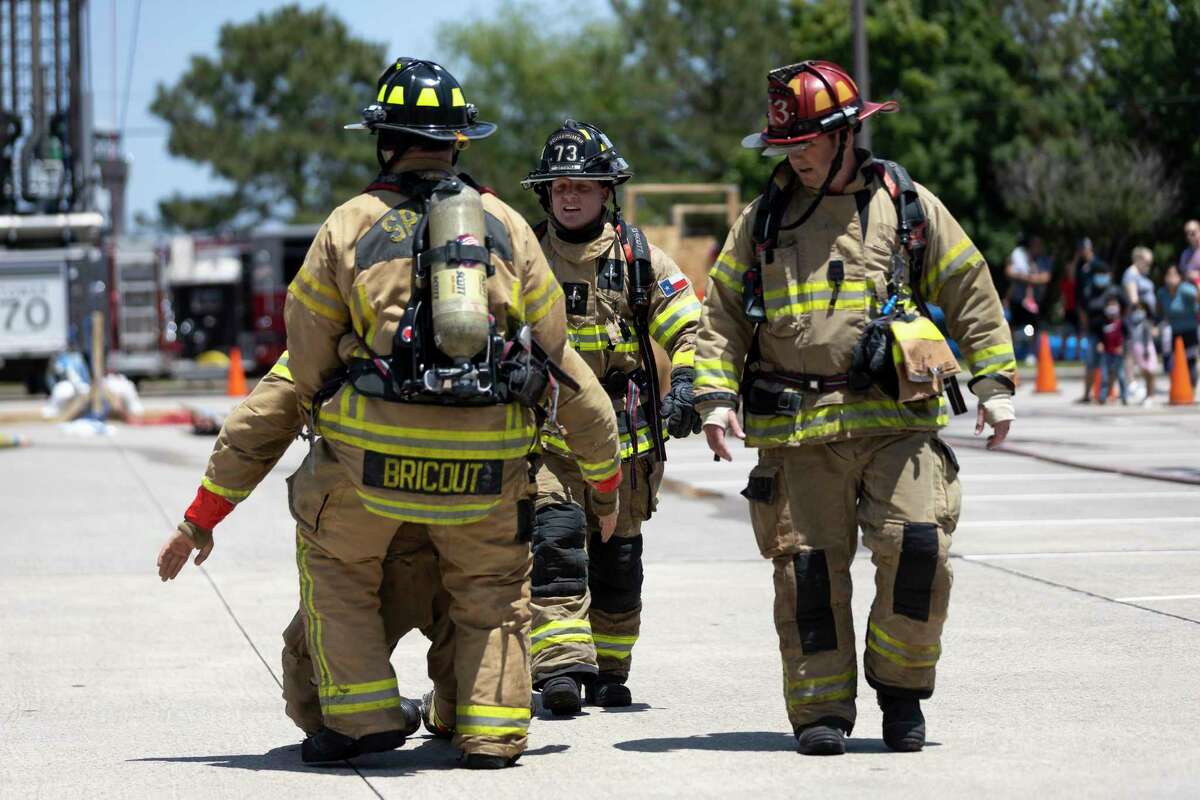Area fire departments test their skills at North Harris Firefighter ...