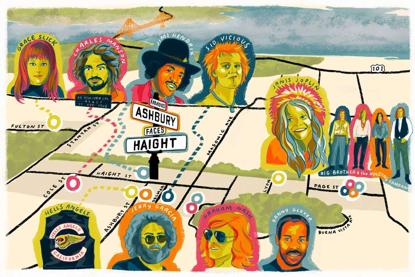 The most famous (and infamous) houses of Haight-Ashbury