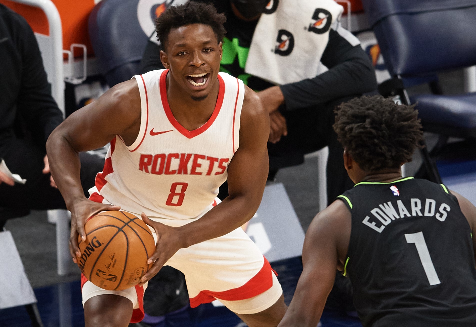 Jae'Sean Tate, Anthony Edwards key to rebuilding for Rockets, T-Wolves