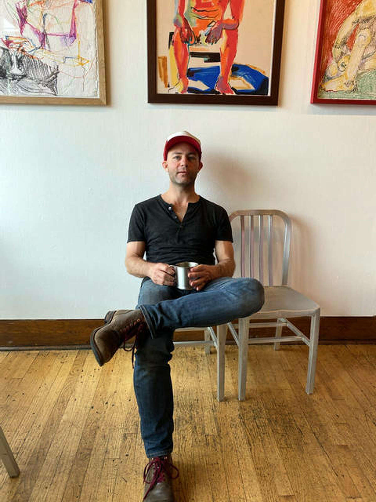 Get to know Conant and his art at Sacred Grounds Cafe