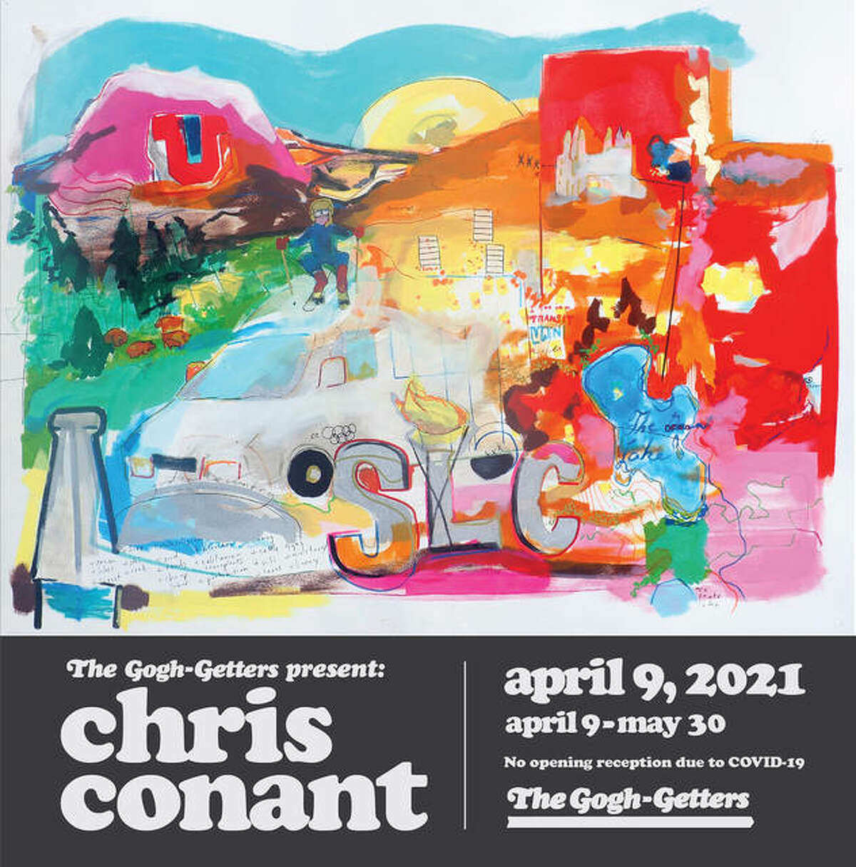 Get to know Conant and his art at Sacred Grounds Cafe