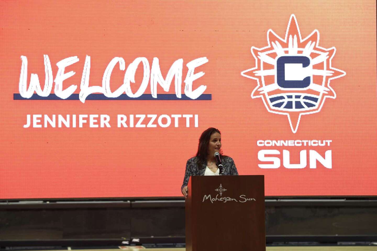 ‘Special day:’ UConn legend Jen Rizzotti returns home as president of ...