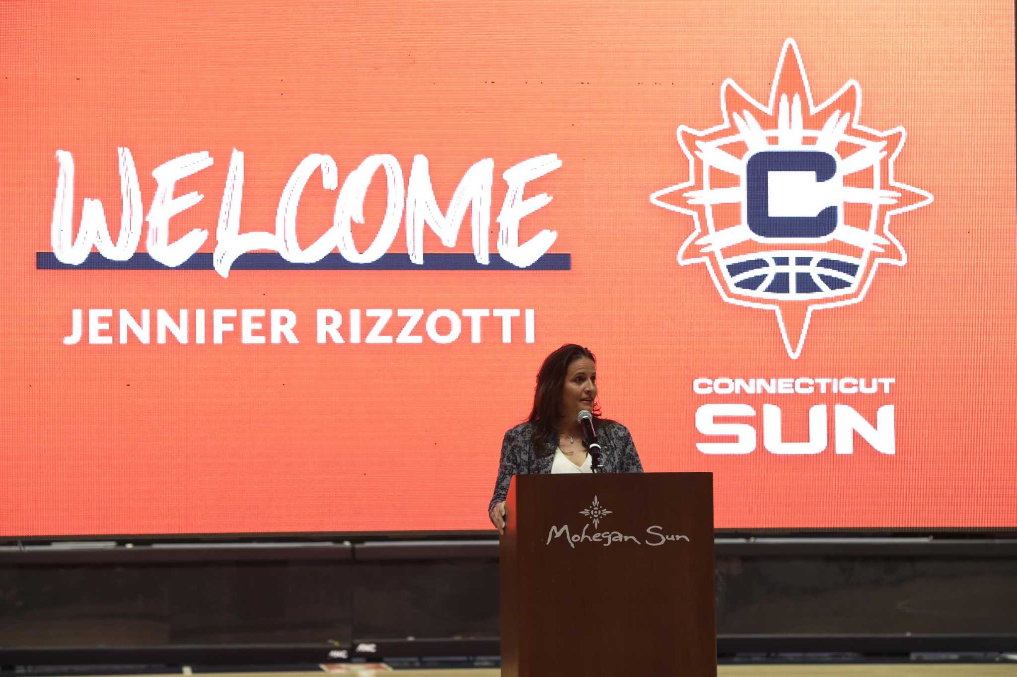 ‘Special day:’ UConn legend Jen Rizzotti returns home as president of ...