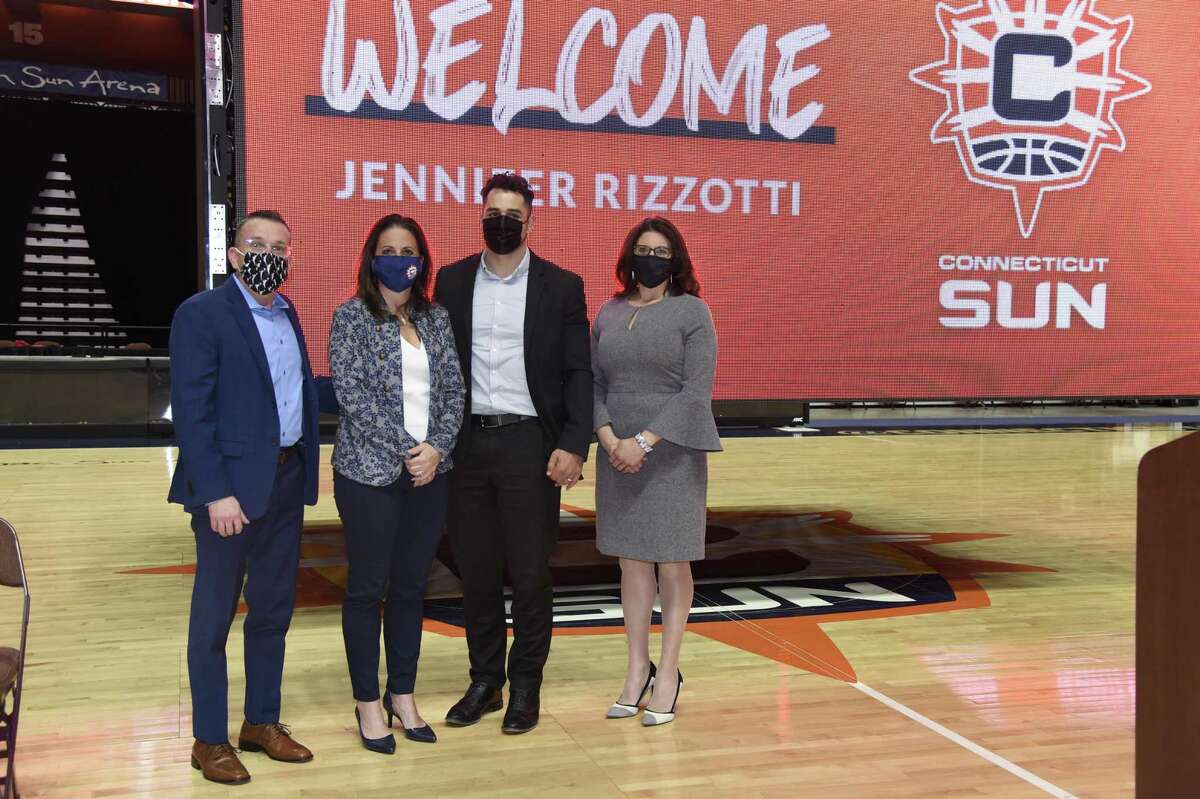 ‘Special day:’ UConn legend Jen Rizzotti returns home as president of ...