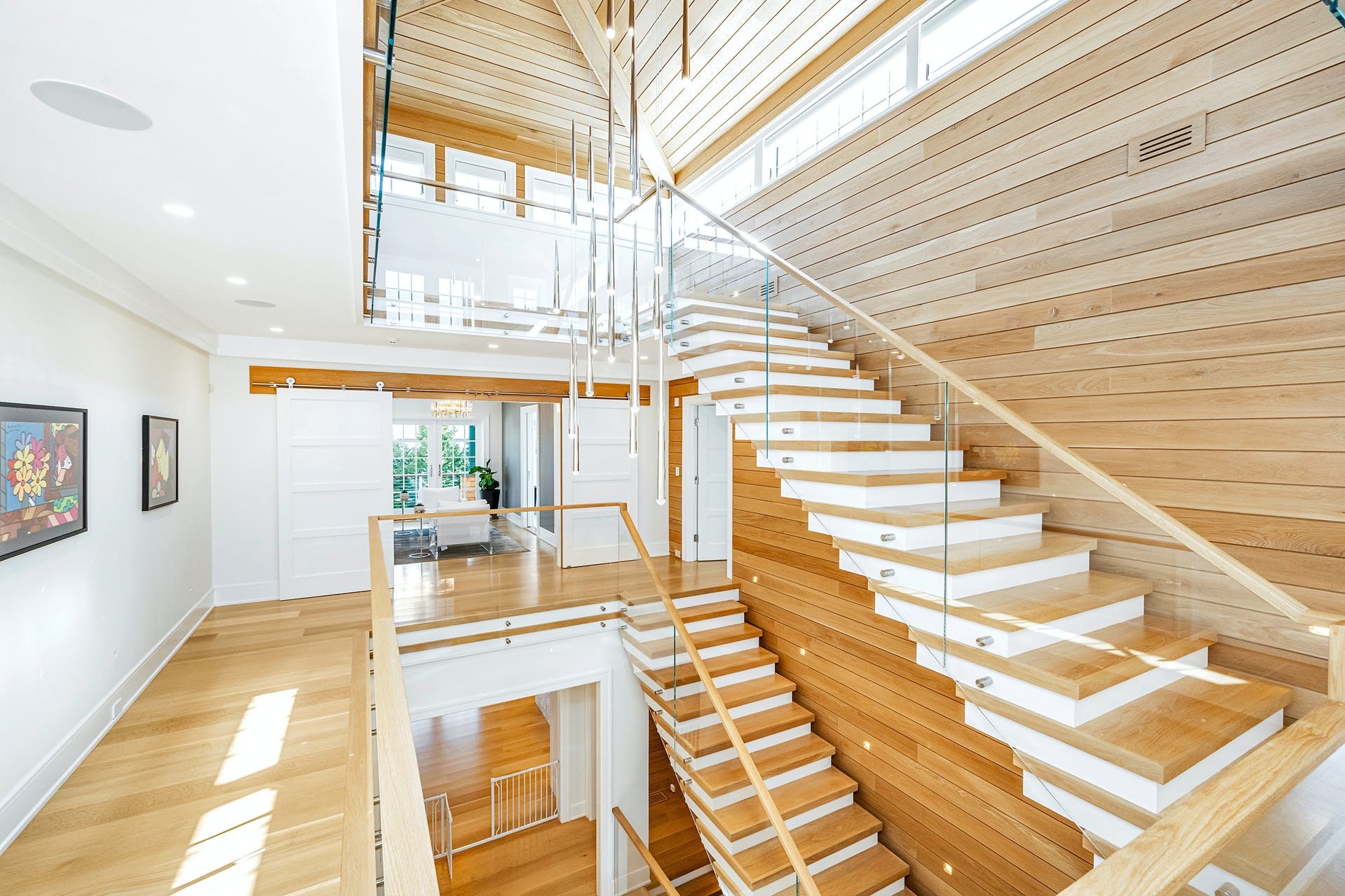 Home with four-level floating staircase on the market for $5.15M