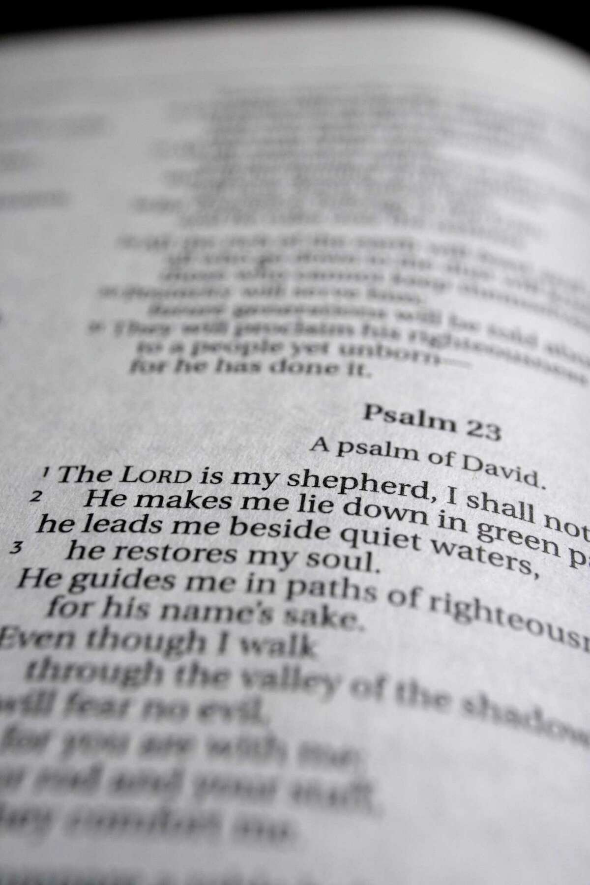 The God Squad: Psalm 23 … the next two words