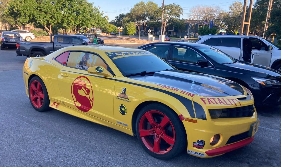 Some Texan is driving around in this decked out ‘Mortal Kombat’ car