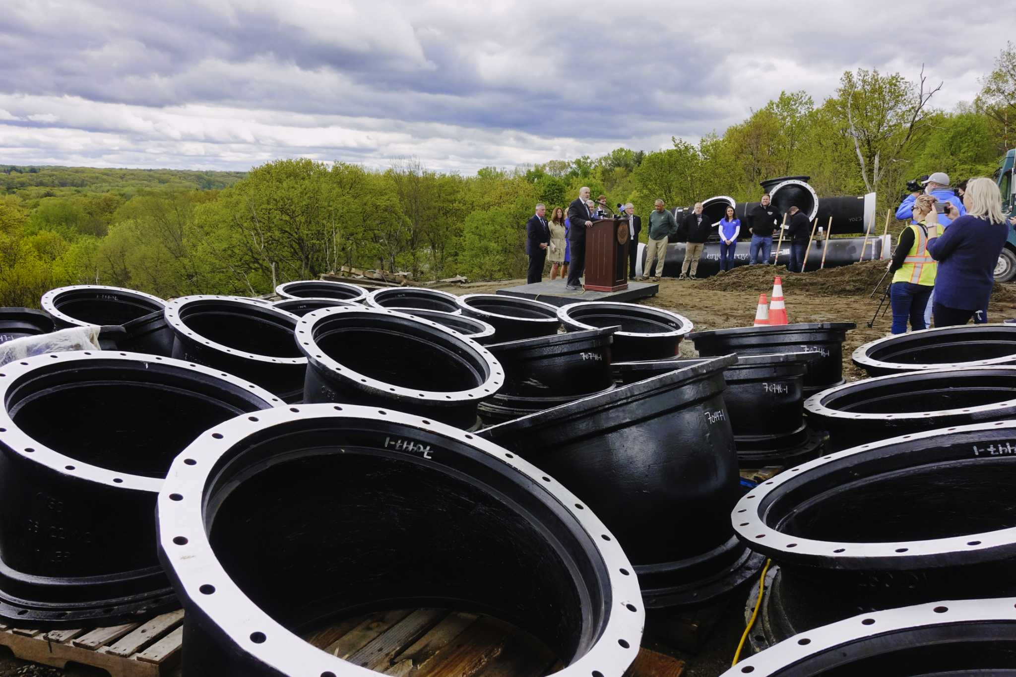 Troy starts $40M project to replace lines to Tomhannock Reservoir