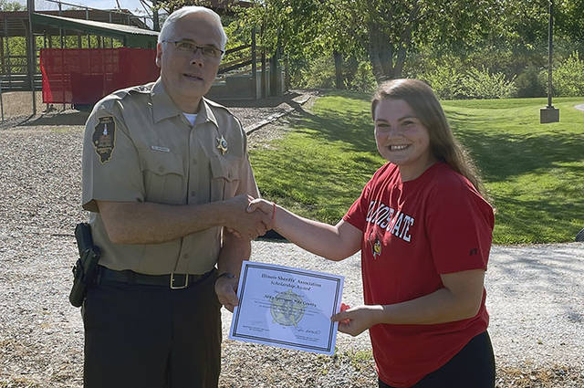 Springer receives sheriff’s scholarship
