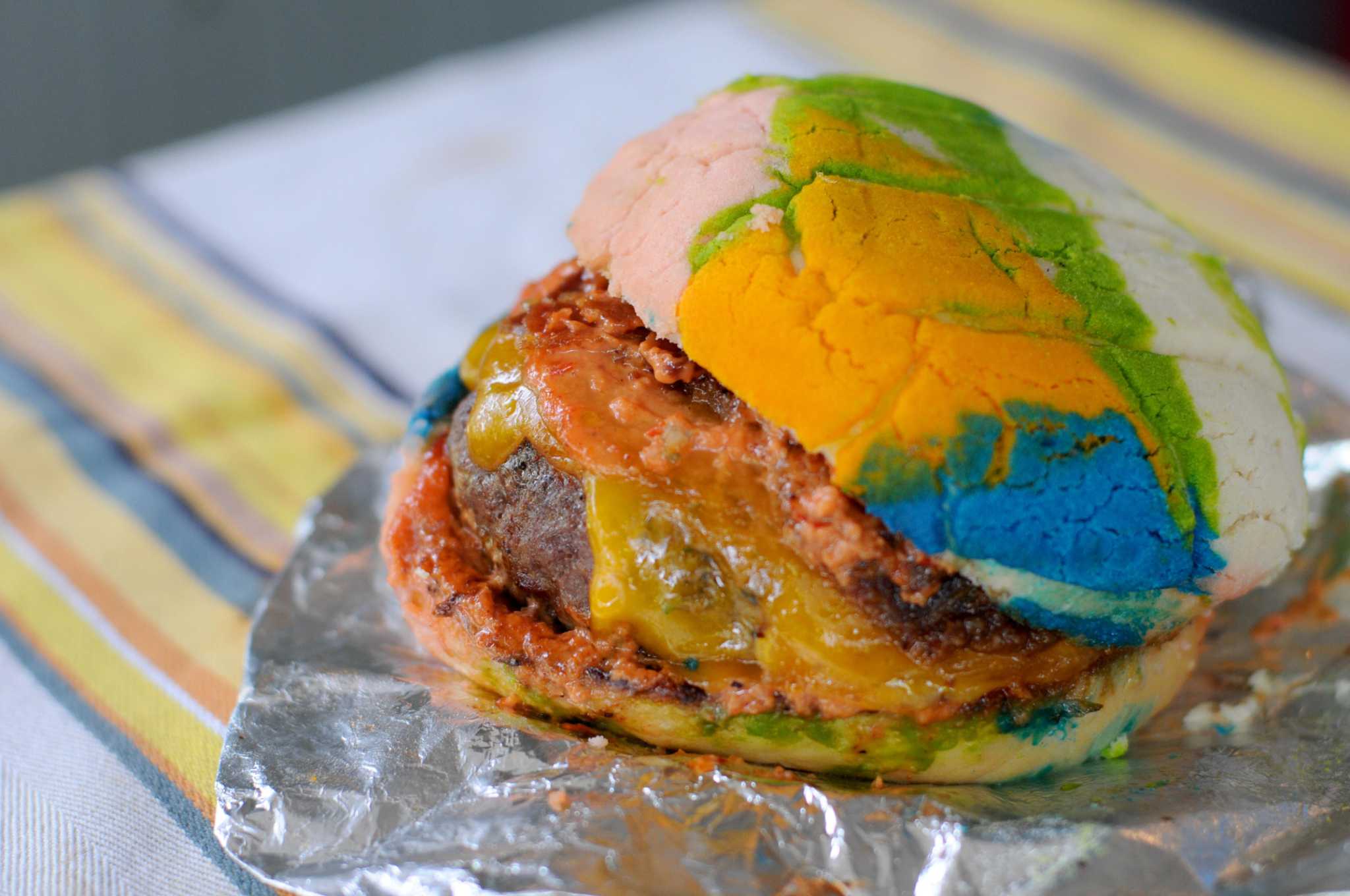 San Antonio has a new concha burger from Ghost Kitchens SA: a perfectly ...