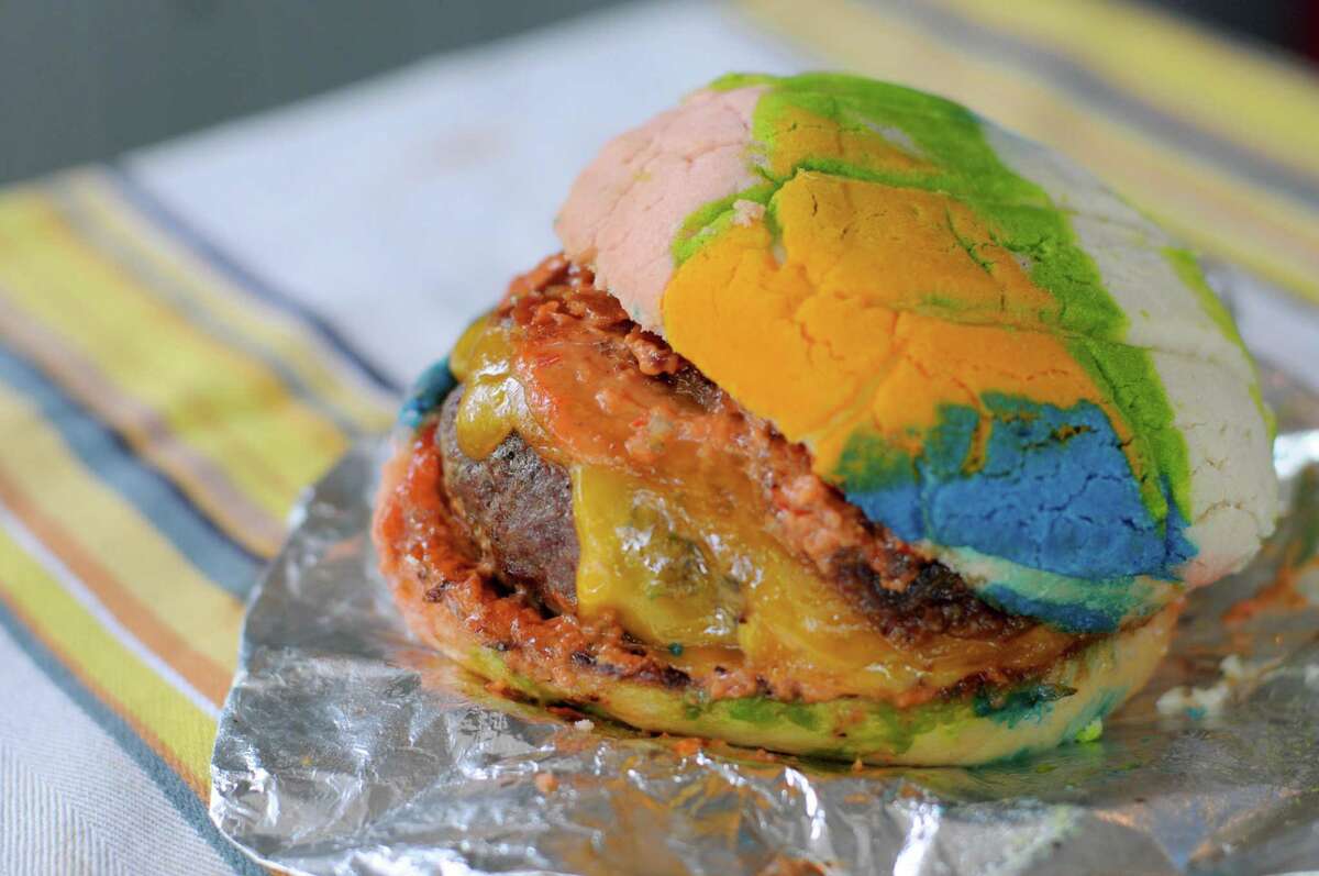 San Antonio has a new concha burger from Ghost Kitchens SA: a perfectly ...