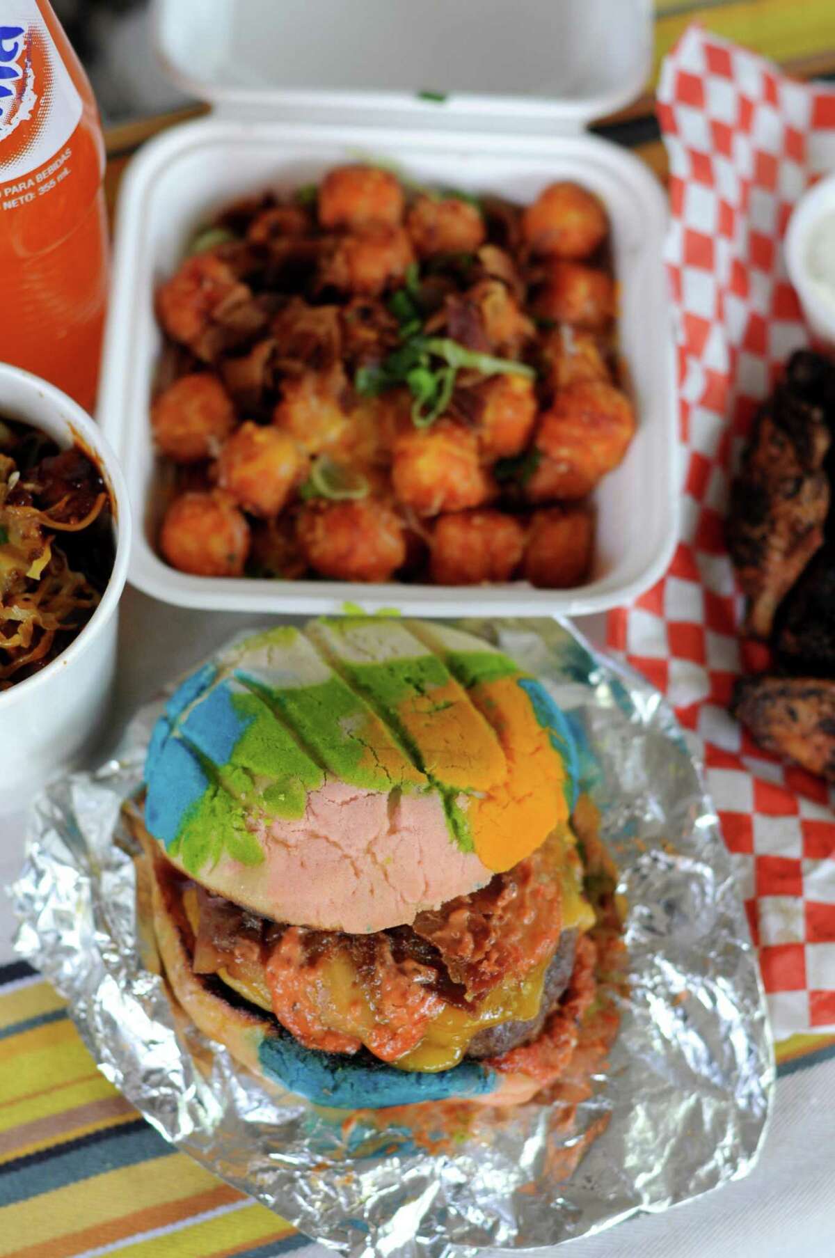 San Antonio has a new concha burger from Ghost Kitchens SA: a perfectly ...