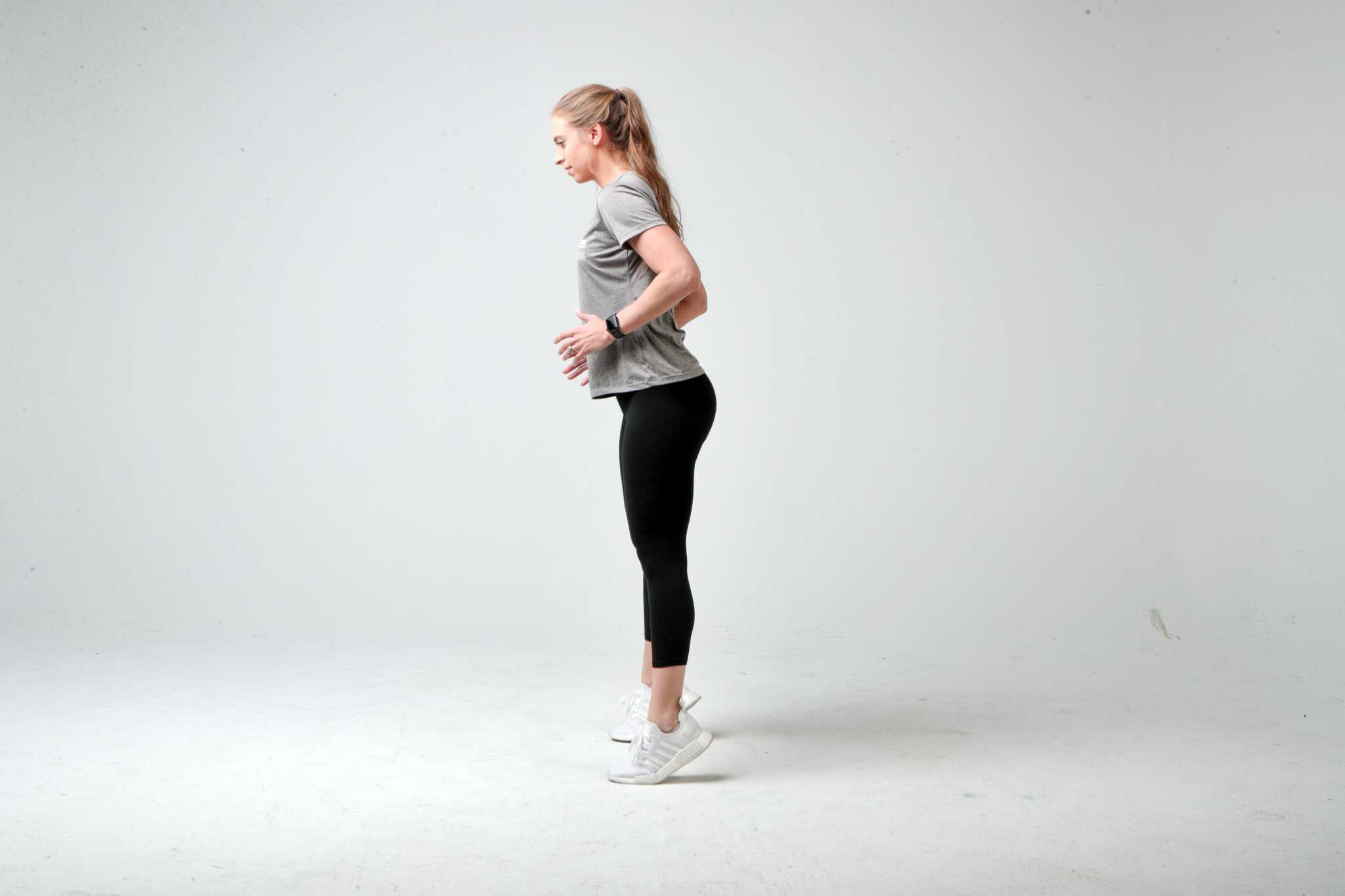 Squat with a calf raise