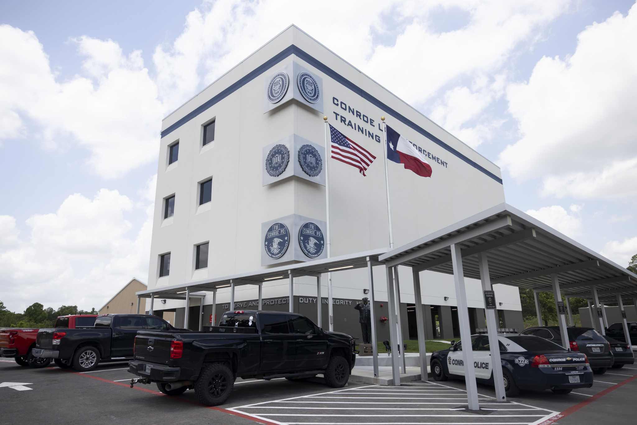 Conroe Police-FBI training facility debuts new 3-story building