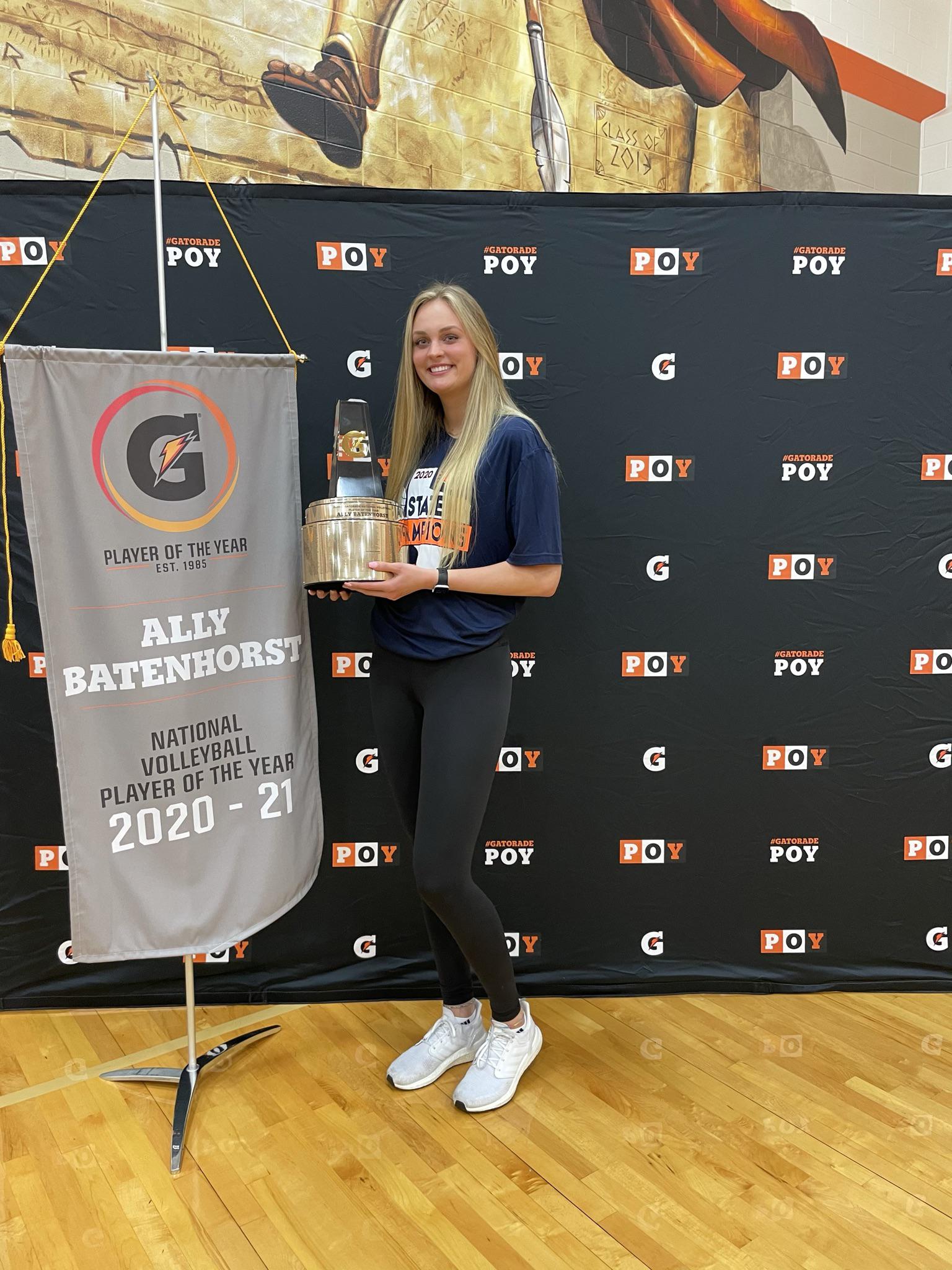 Batenhorst honored as Gatorade National Volleyball Player of the Year