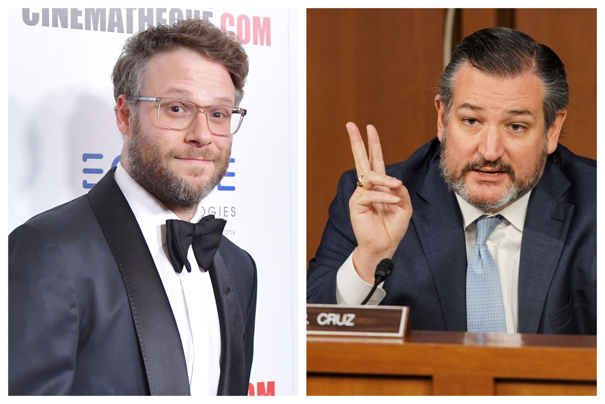 Seth Rogen is still beefing with Sen. Ted Cruz