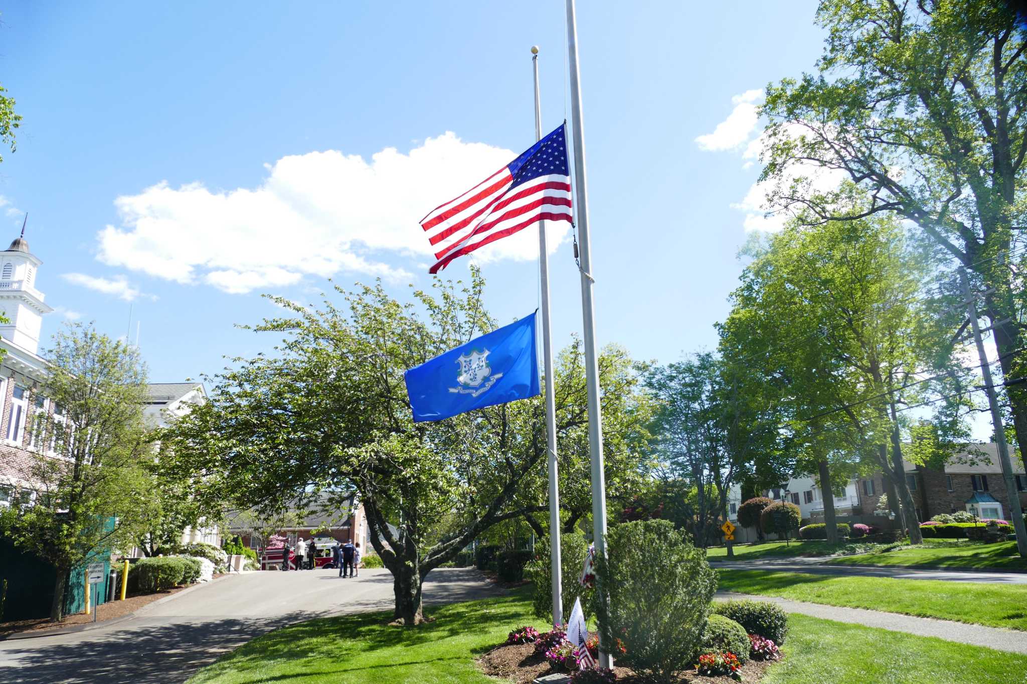 Why are flags at half-staff? CT observes Peace Officers Memorial Day.