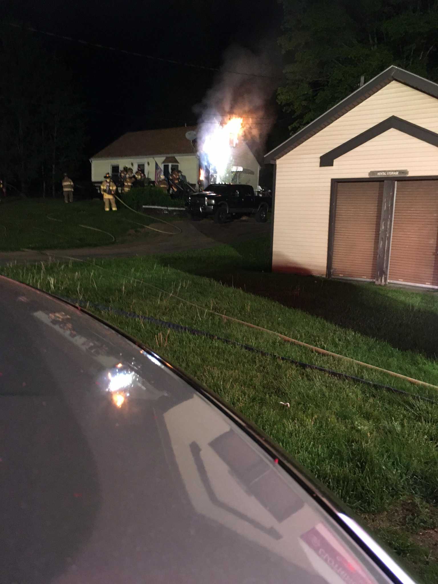 Three people displaced from Middlefield home after fire spotted by ...