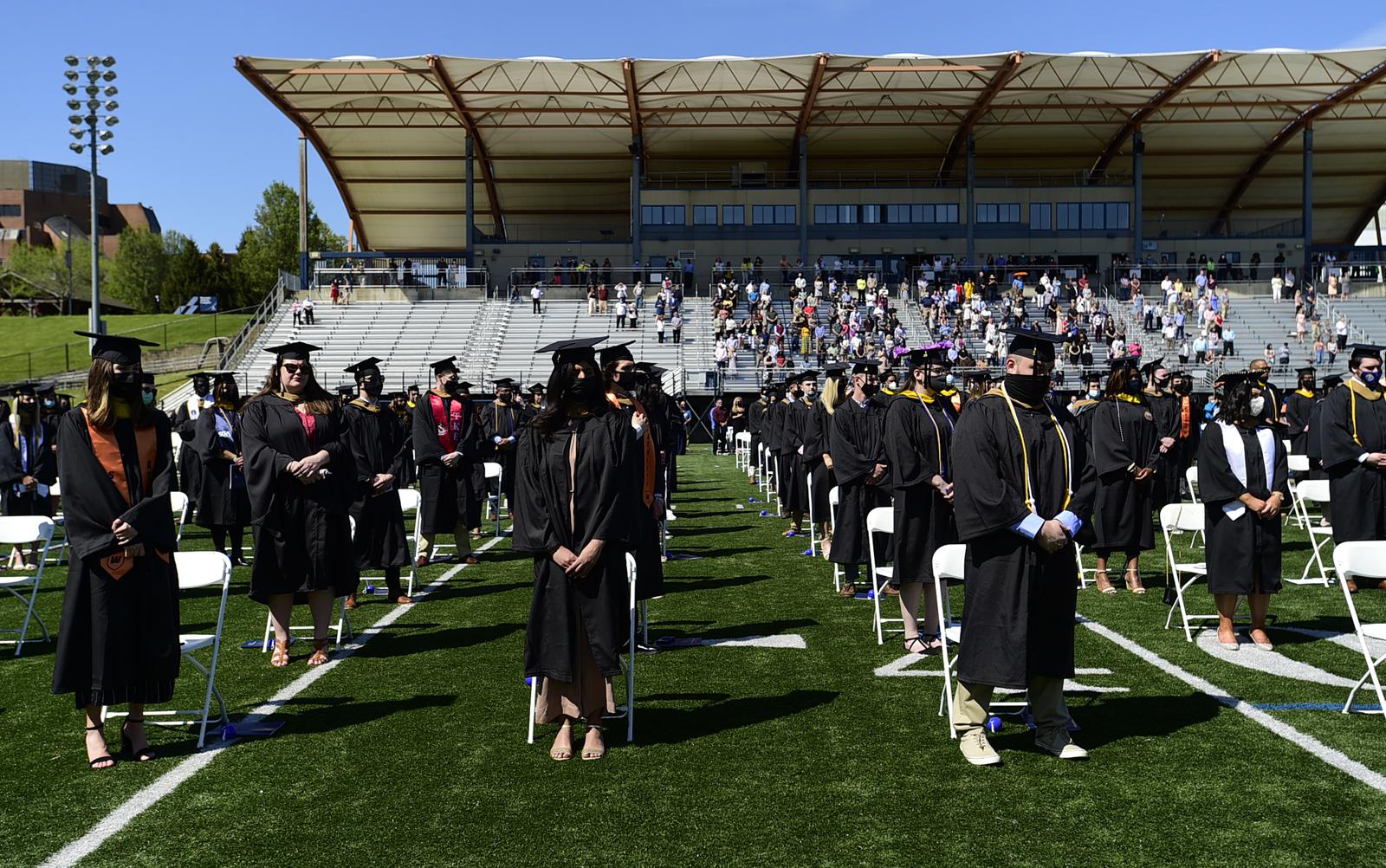 WestConn classes of 2020, 2021 walk at graduation